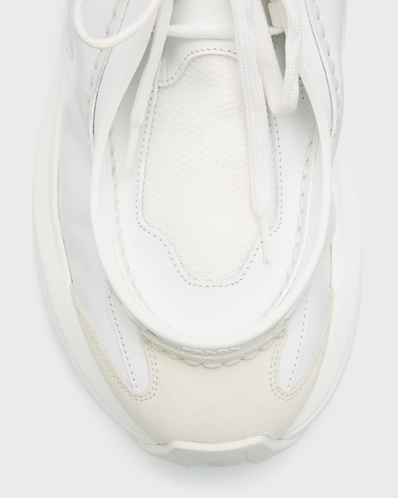 Prada Men's SYSTEME Spaz Mesh Sneakers | Neiman Marcus