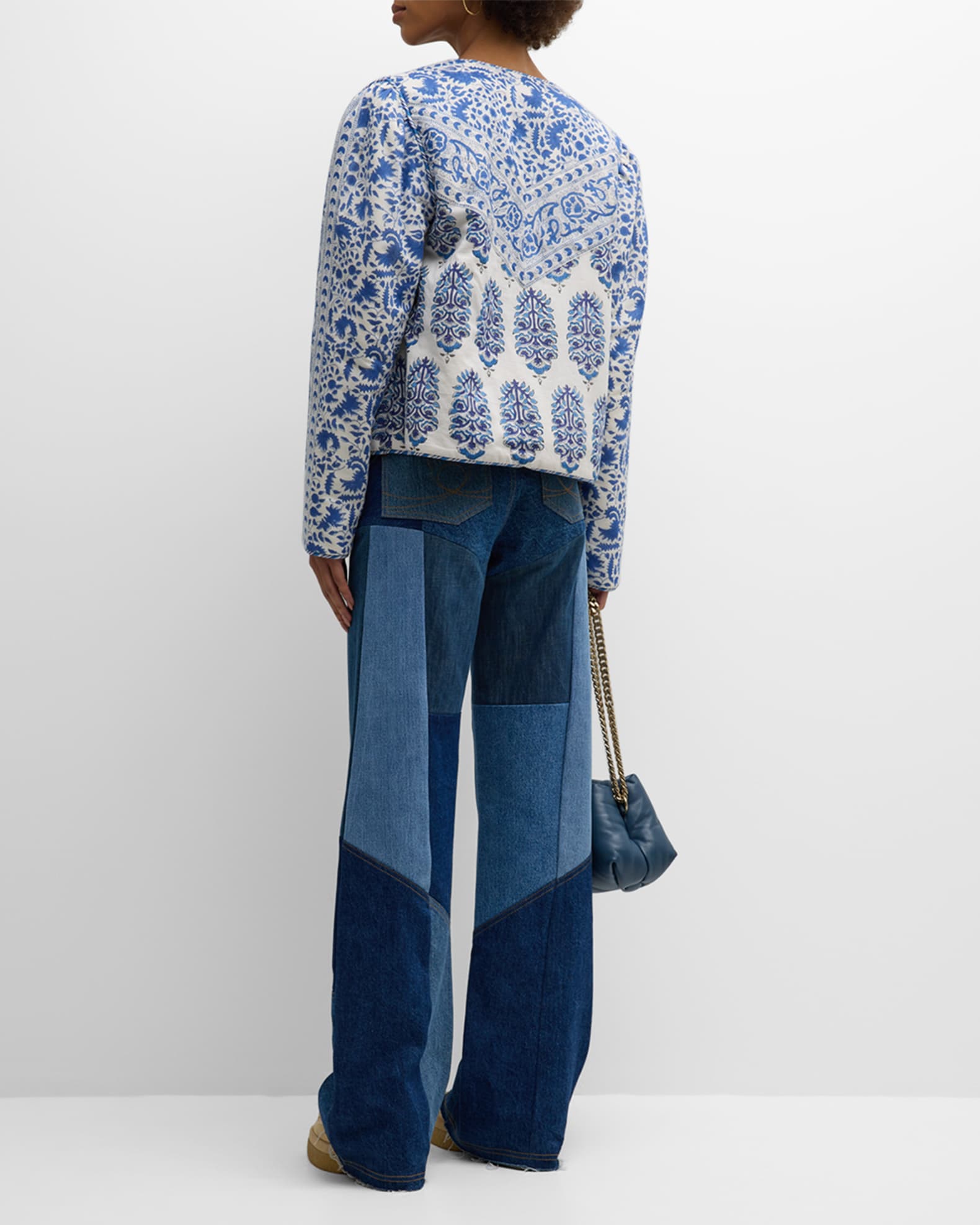 Alix of Bohemia Hudson Hydrangea Print Jacket | Neiman Marcus