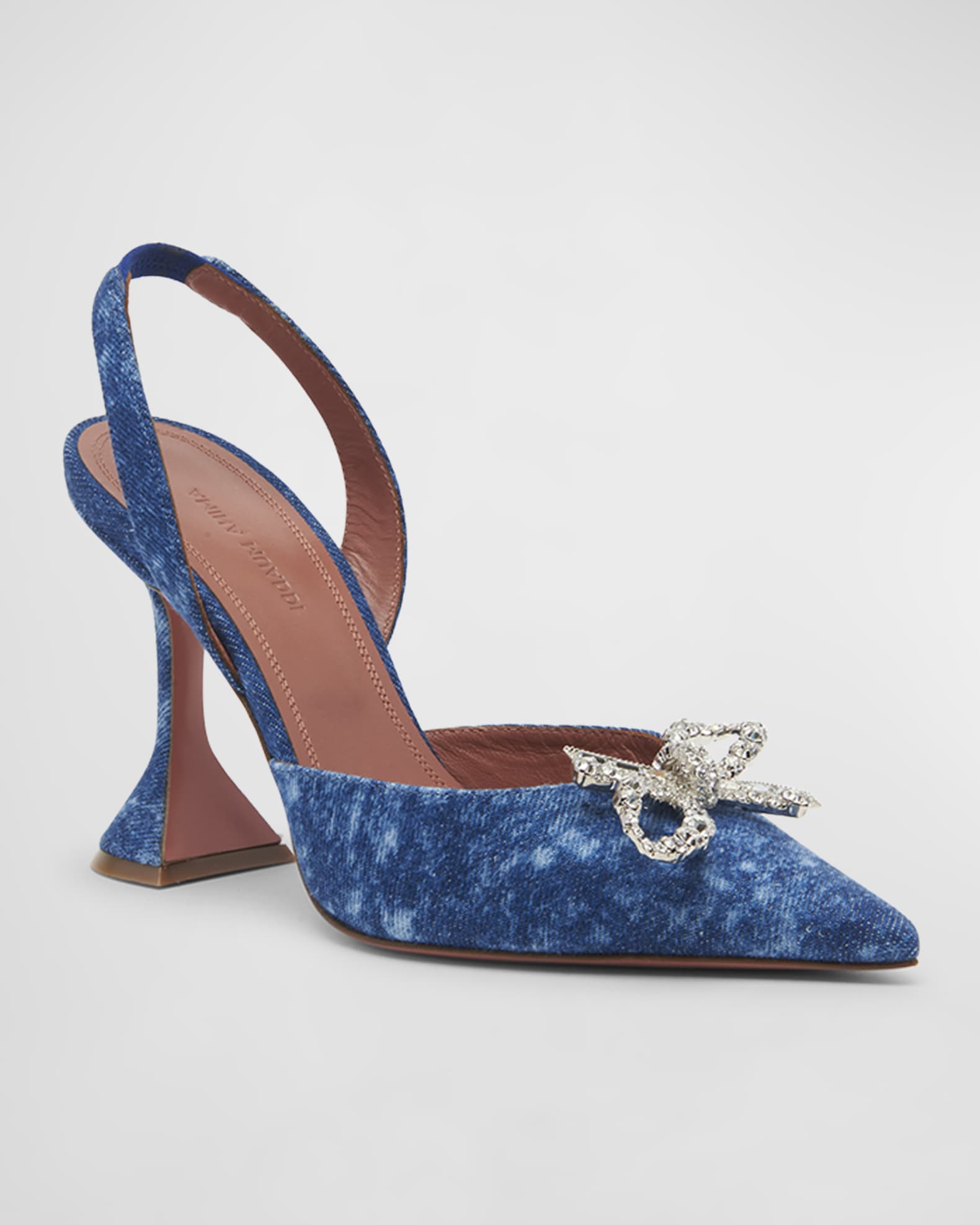 Amina Muaddi Bow Heels