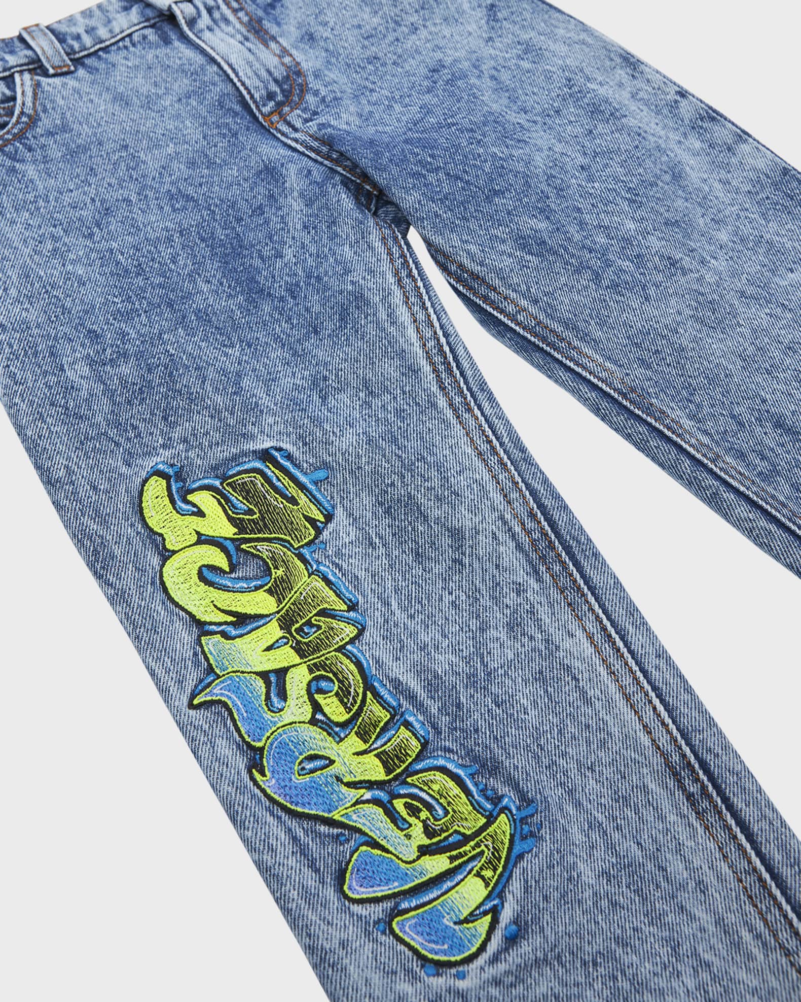 Girl's Versace Script Jeans | Neiman Marcus