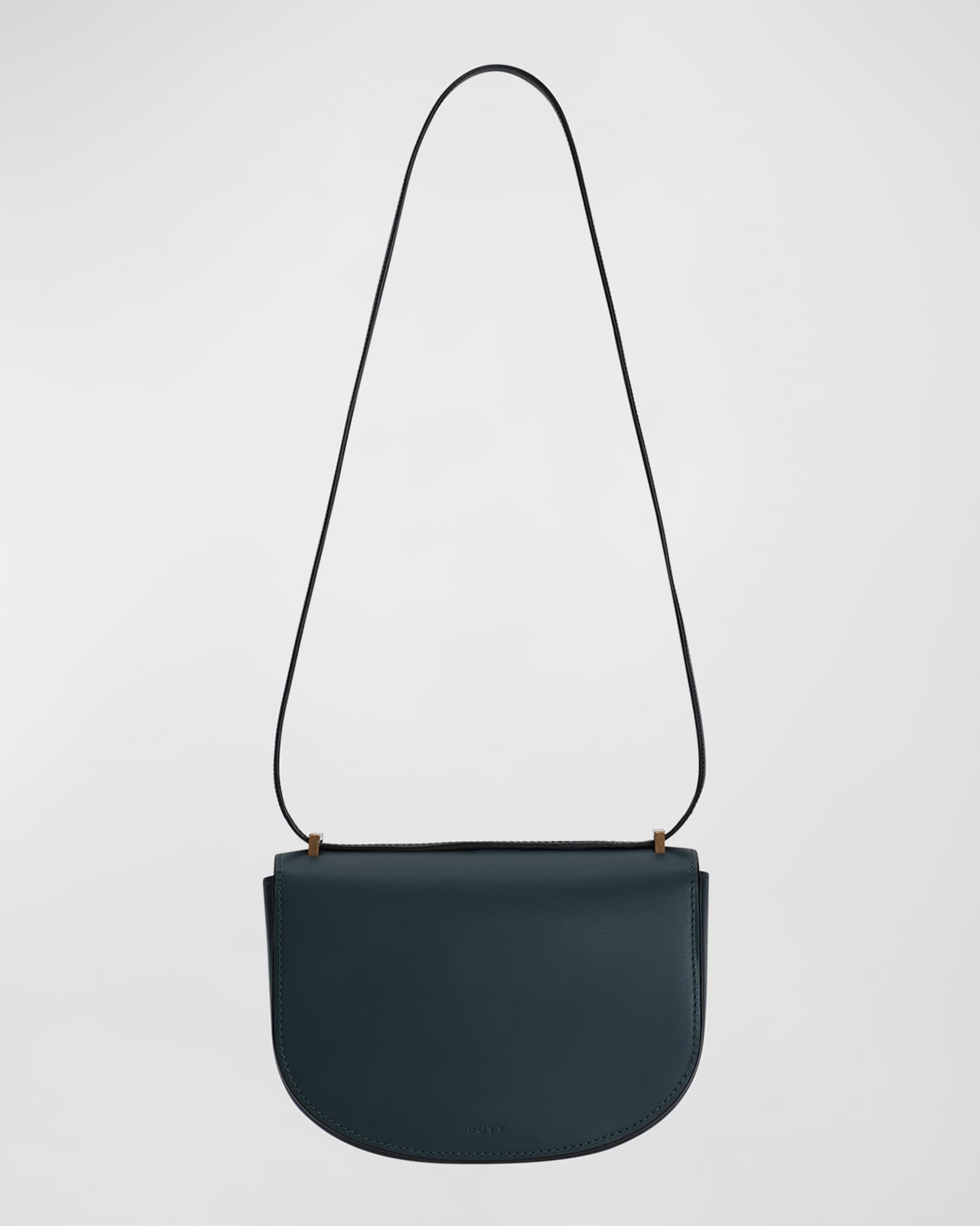 Boyy Metal Buckle Leather Saddle Shoulder Bag | Neiman Marcus