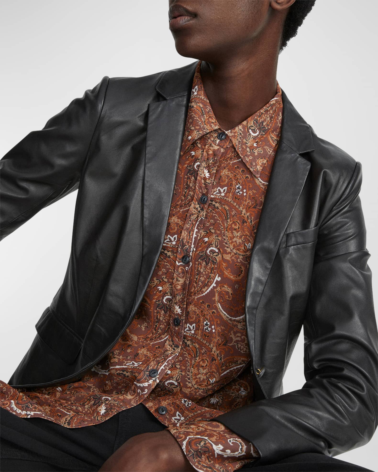 Rag & Bone Antonia Paisley Classic Top | Neiman Marcus