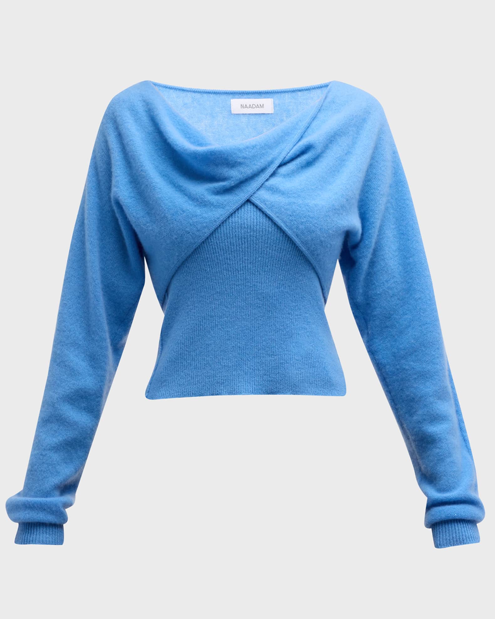 Naadam Cashmere Cowl-Neck Bolero Sweater | Neiman Marcus