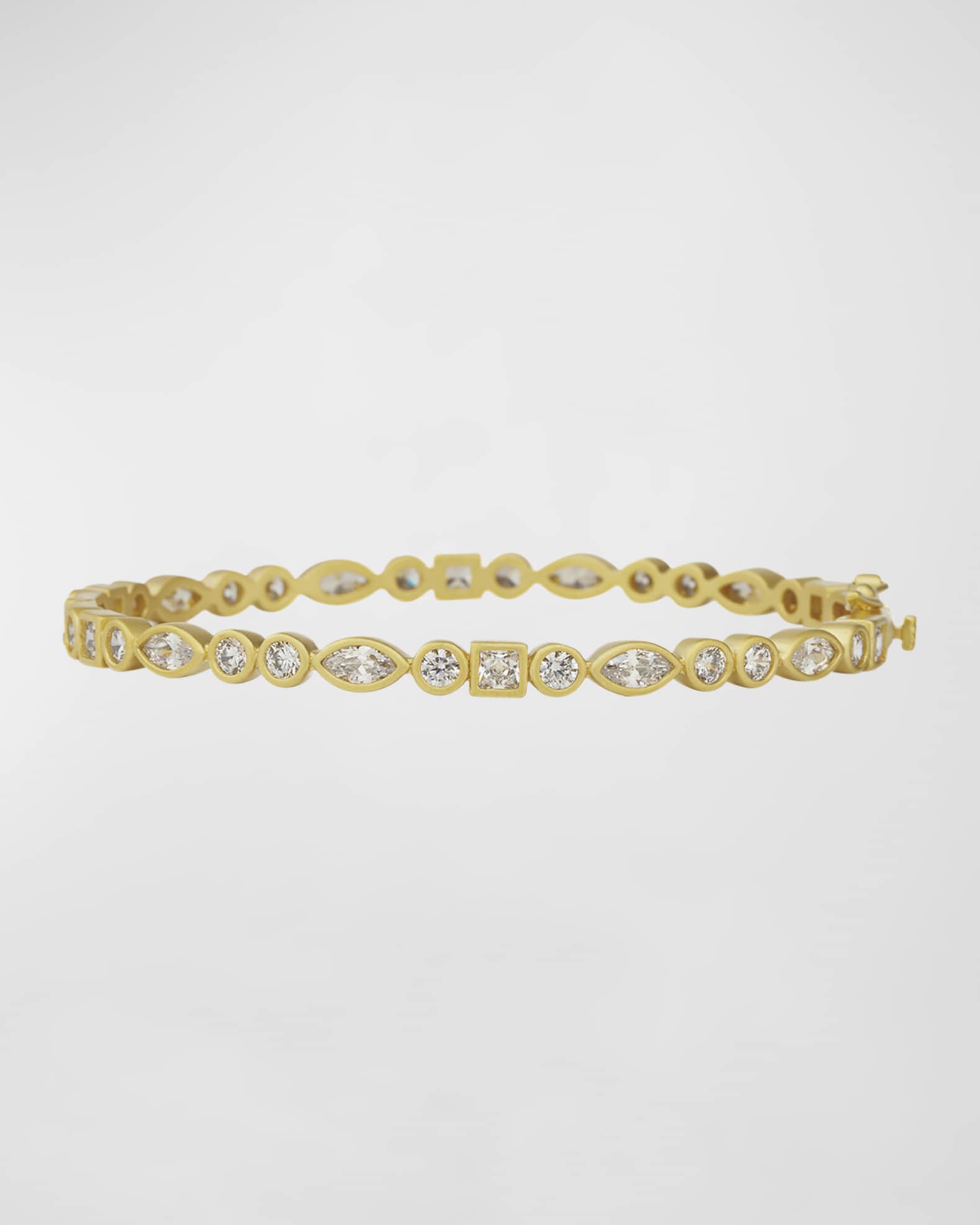 Freida Rothman Signature Mixed Shape Hinge Bangle | Neiman Marcus