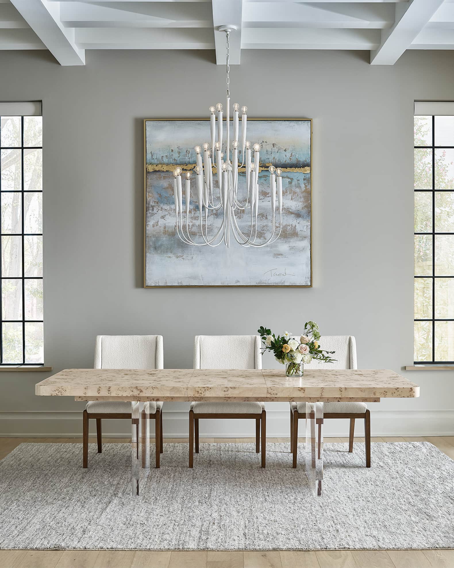 Miranda Kerr Home Tranquility Dining Table with Leaf | Neiman Marcus