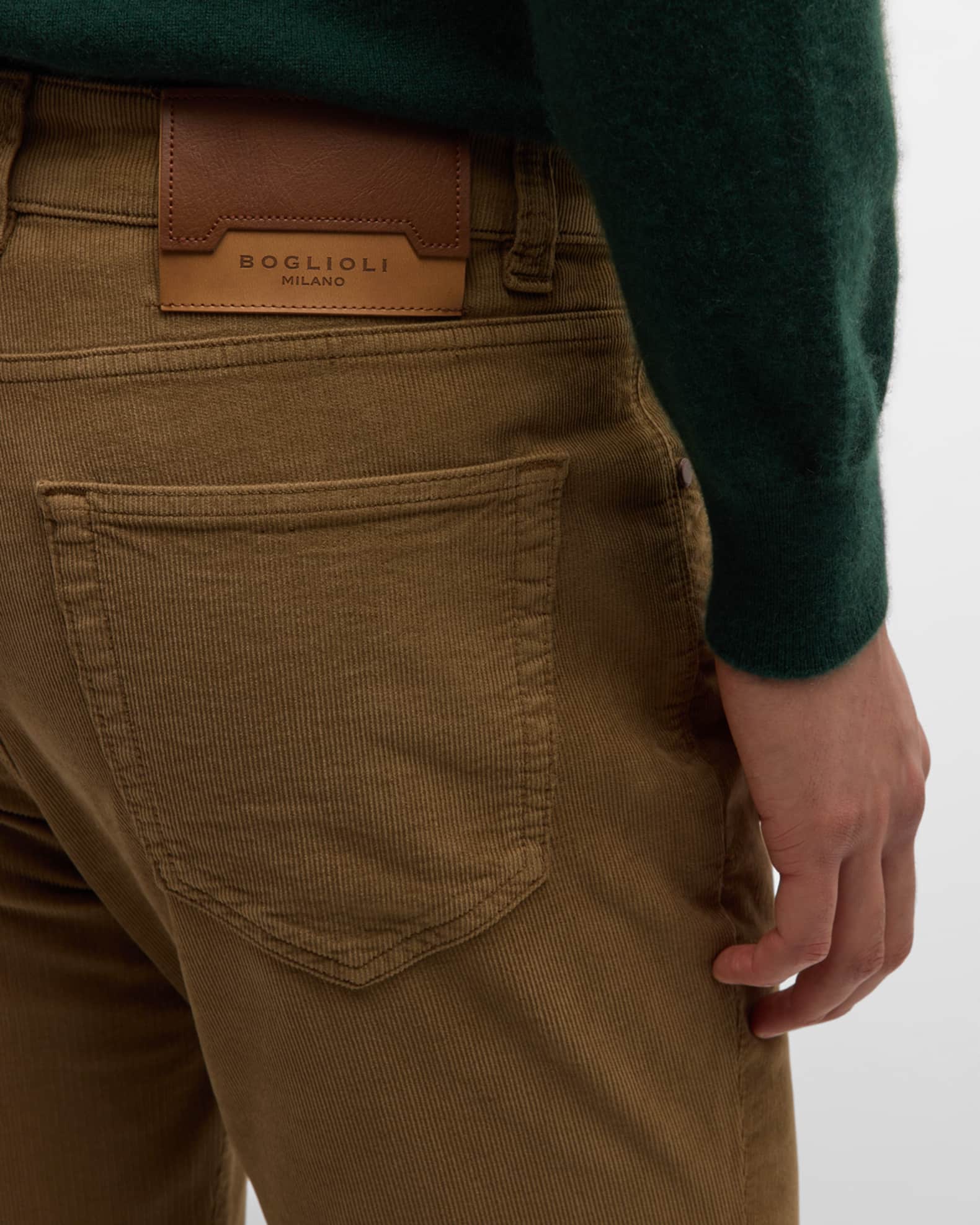 Boglioli Men's Corduroy 5-Pocket Pants | Neiman Marcus