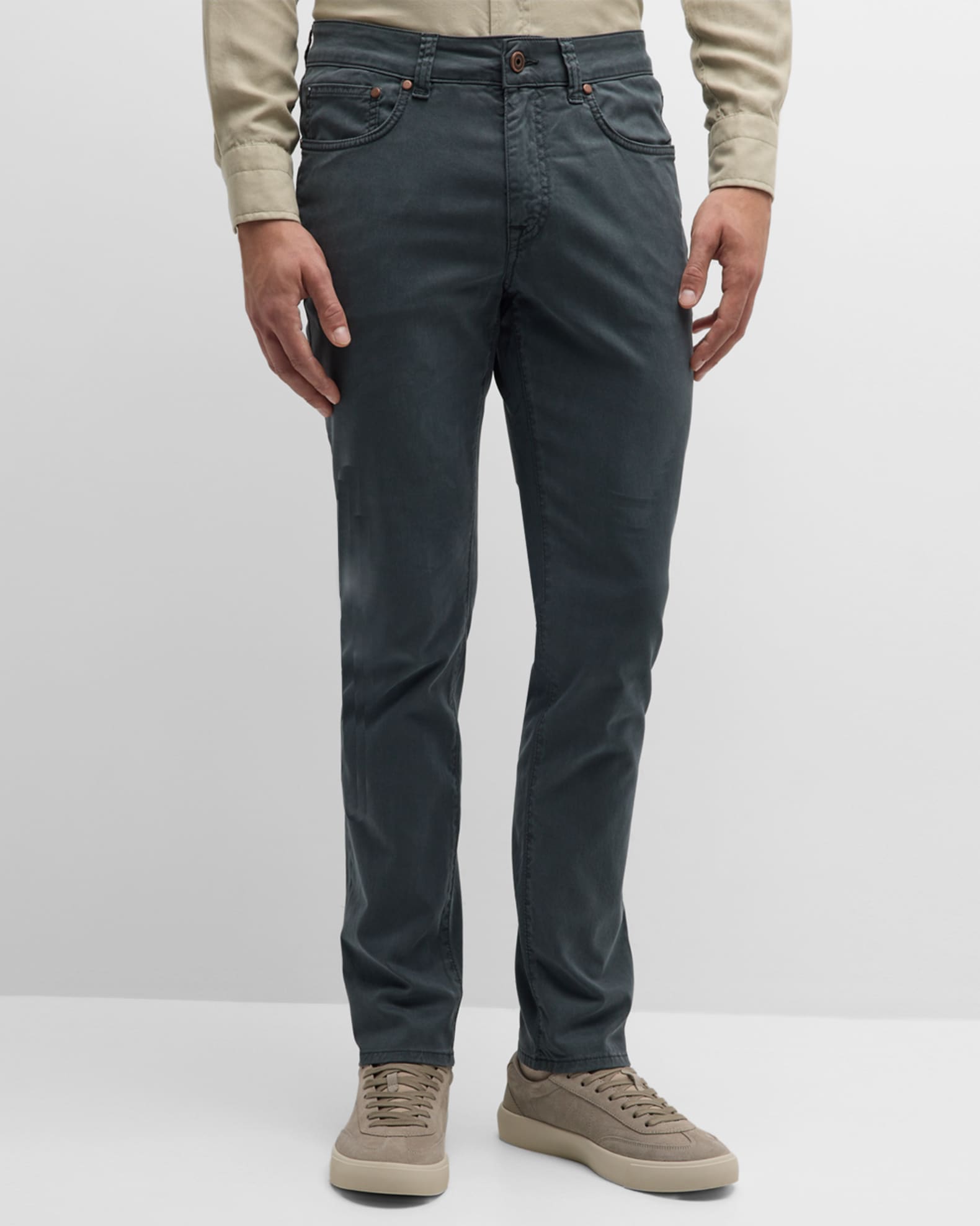 Boglioli Men's 5-Pocket Twill Pants | Neiman Marcus