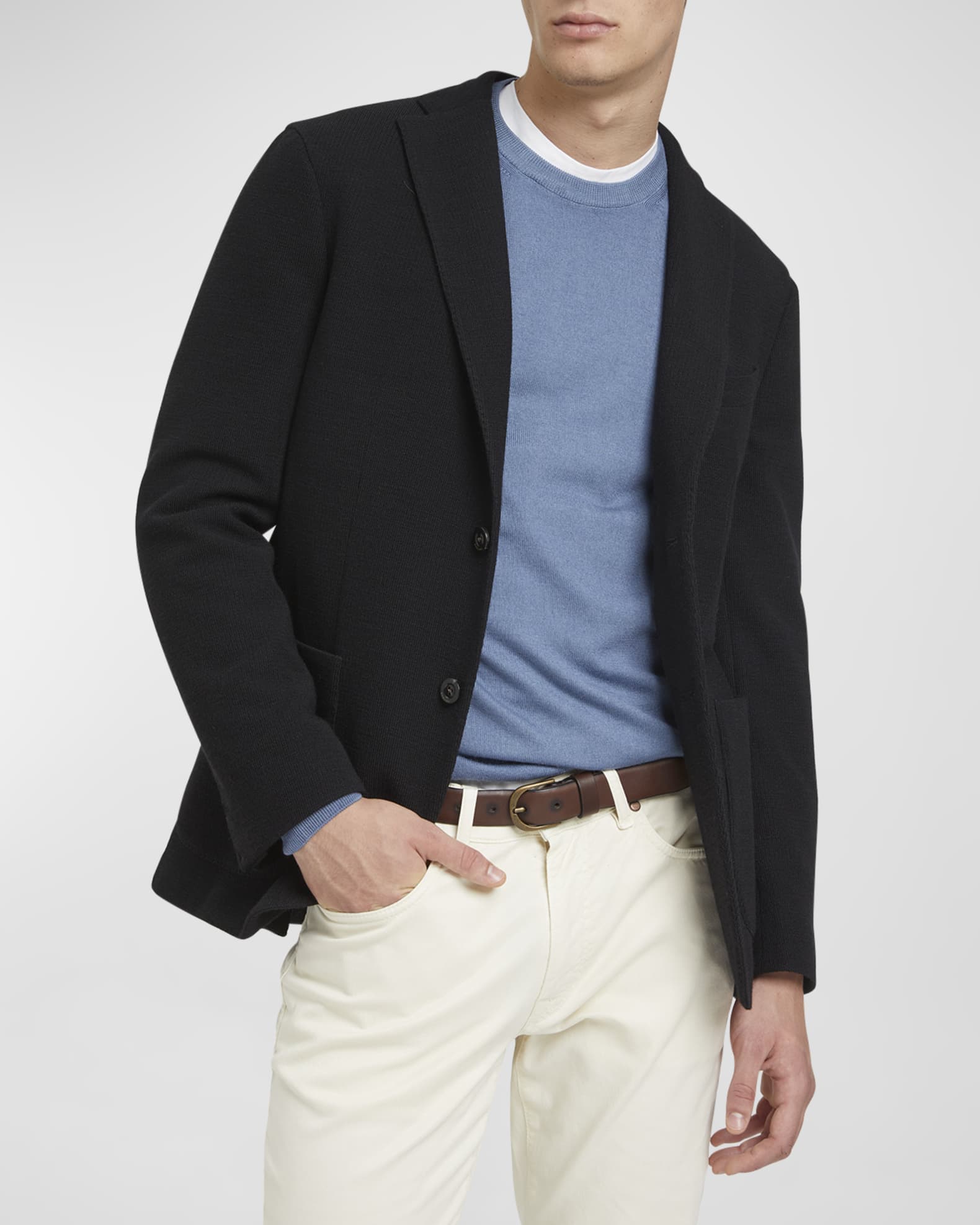 Boglioli Men's Solid Knit Blazer | Neiman Marcus
