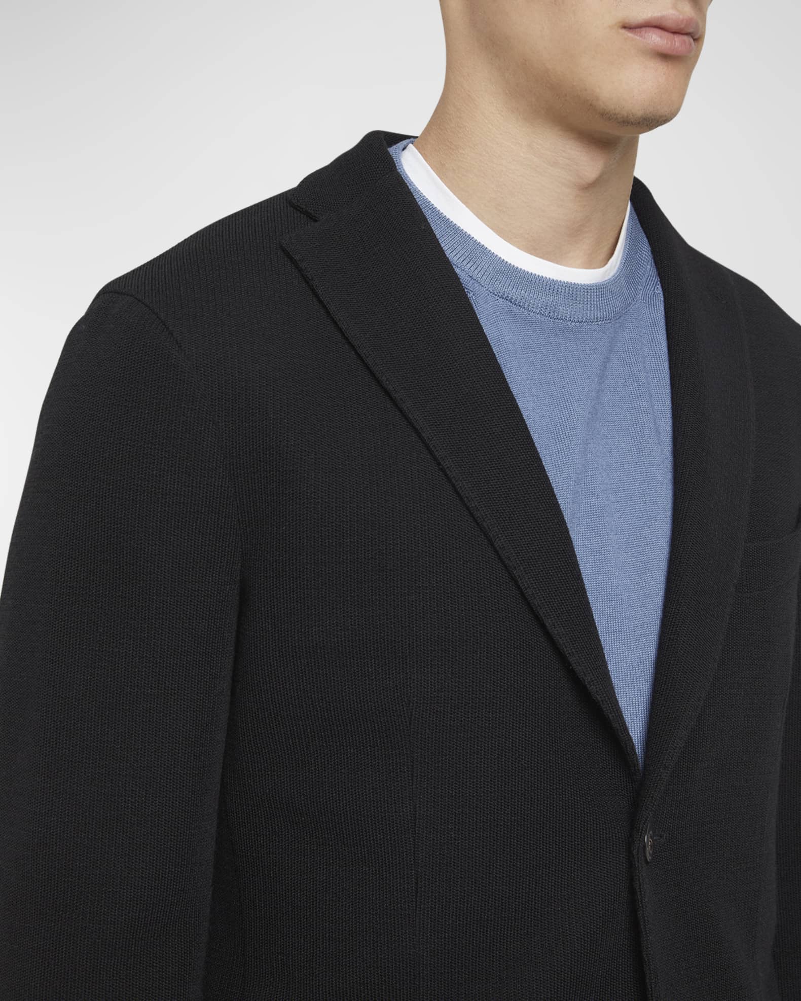 Boglioli Men's Solid Knit Blazer | Neiman Marcus