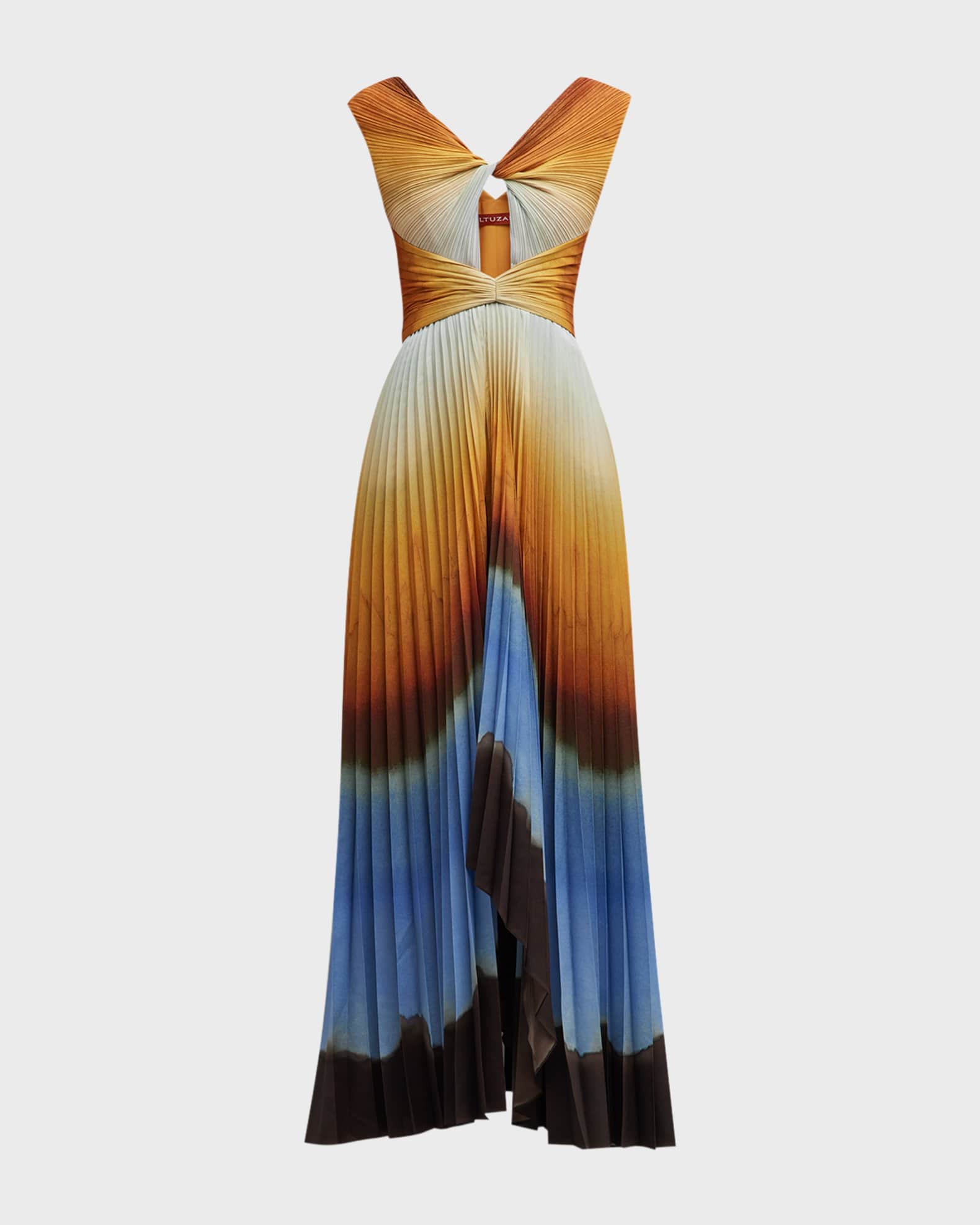 Altuzarra Kalymnos Off-Shoulder Pleated Gown | Neiman Marcus