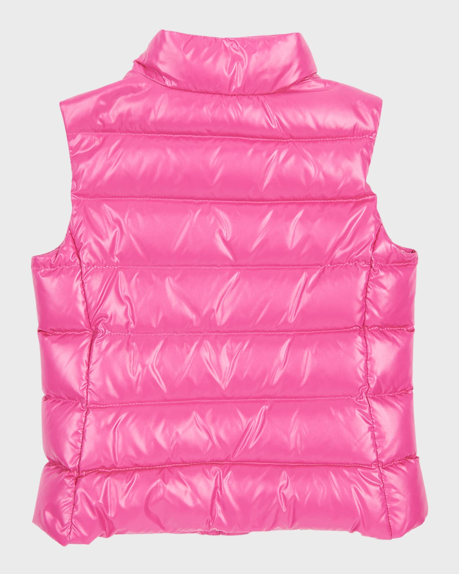 Moncler Girl's Ghany Puffer Vest, Size 4-6 | Neiman Marcus