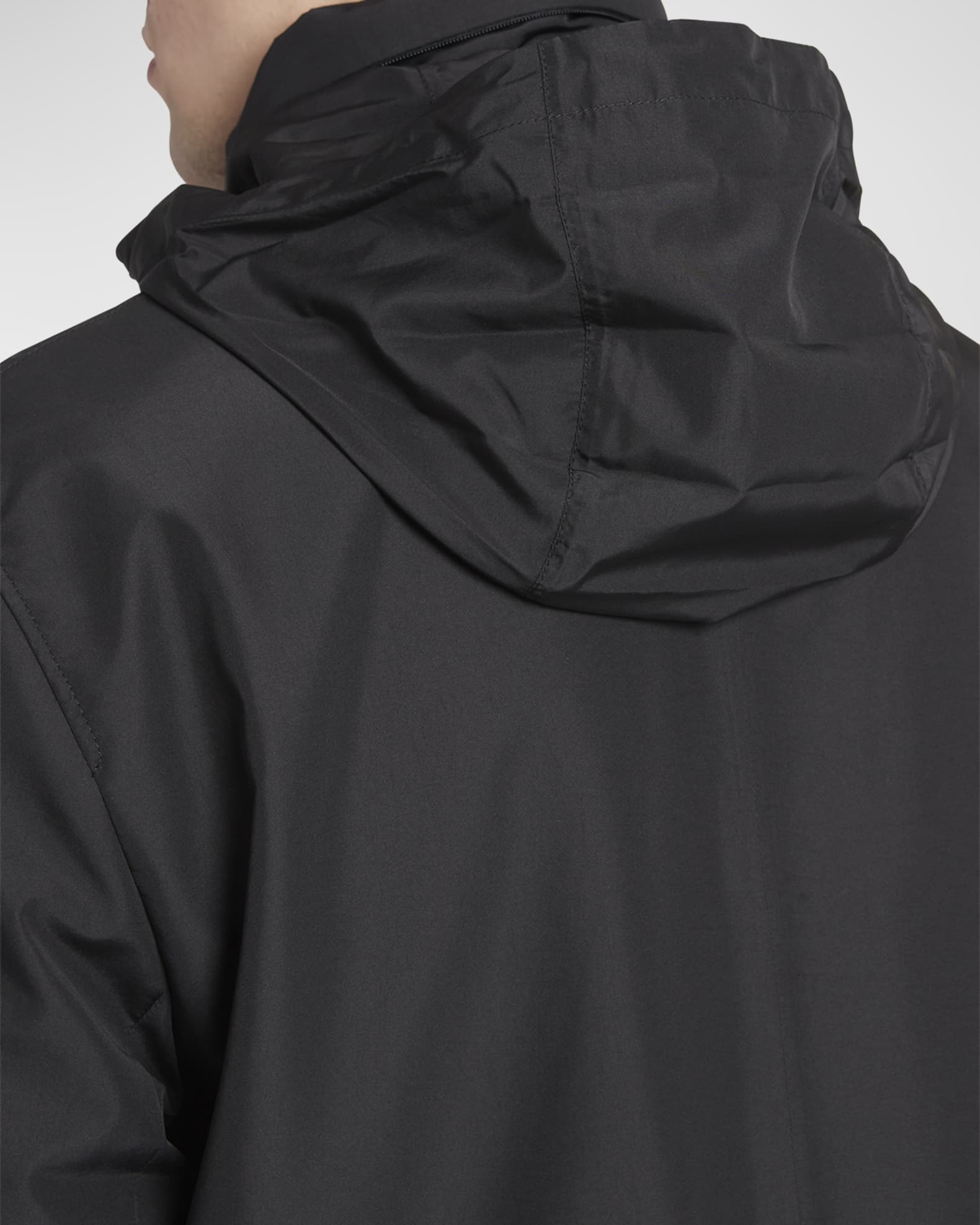 ZEGNA Men's Field Jacket with Stowaway Hood | Neiman Marcus