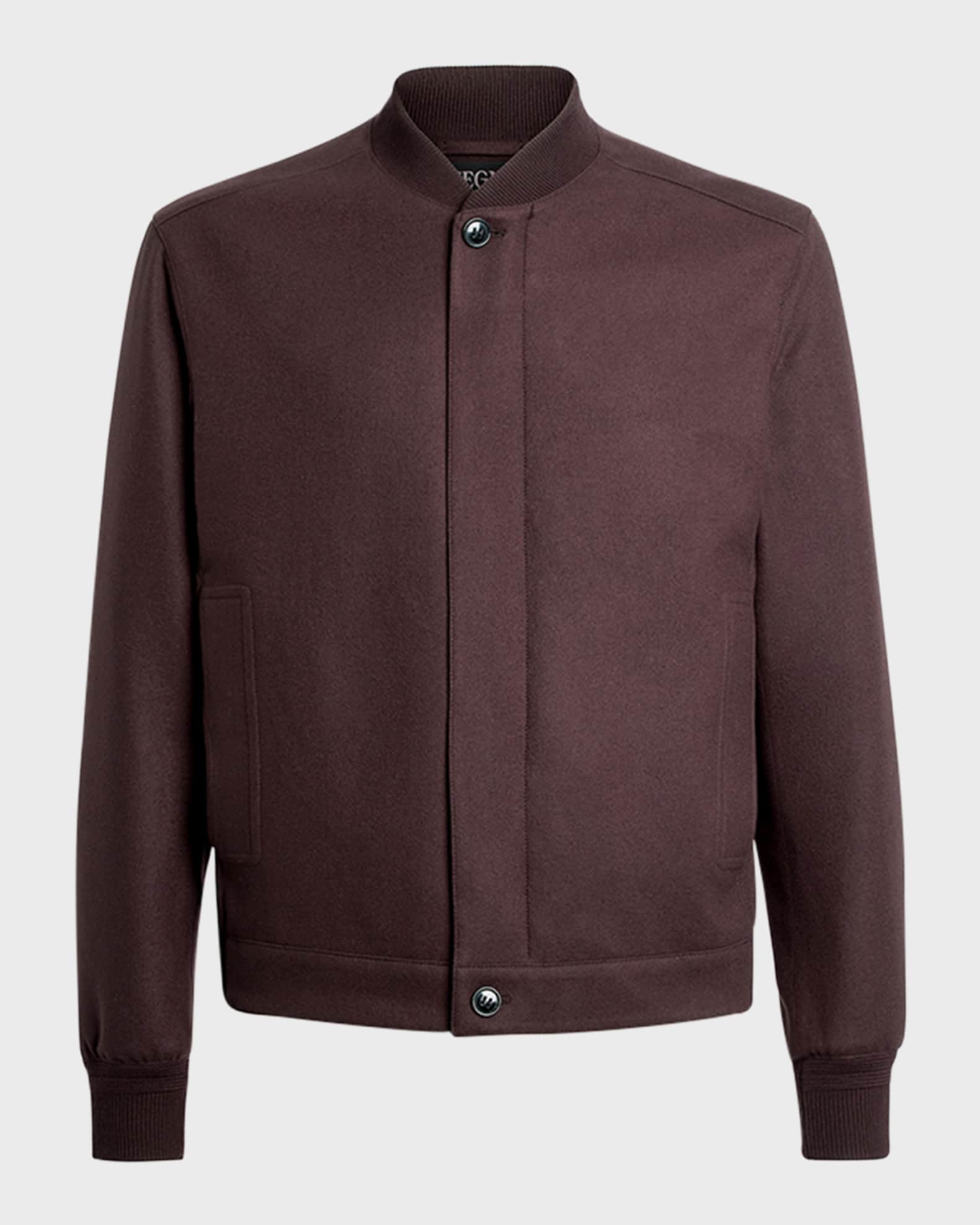 ZEGNA Men's Oasi Cashmere-Wool Blouson | Neiman Marcus