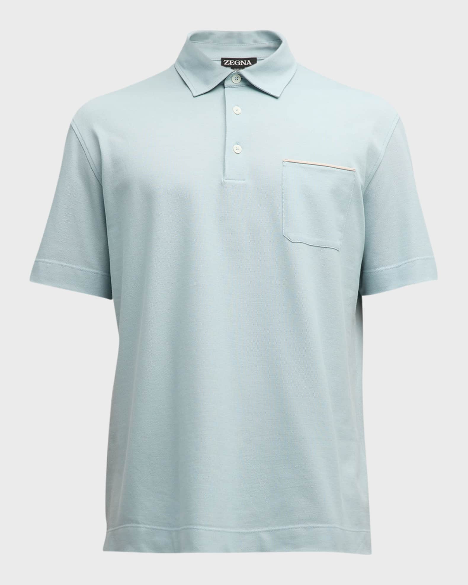 ZEGNA Men's Pocket Polo Shirt | Neiman Marcus