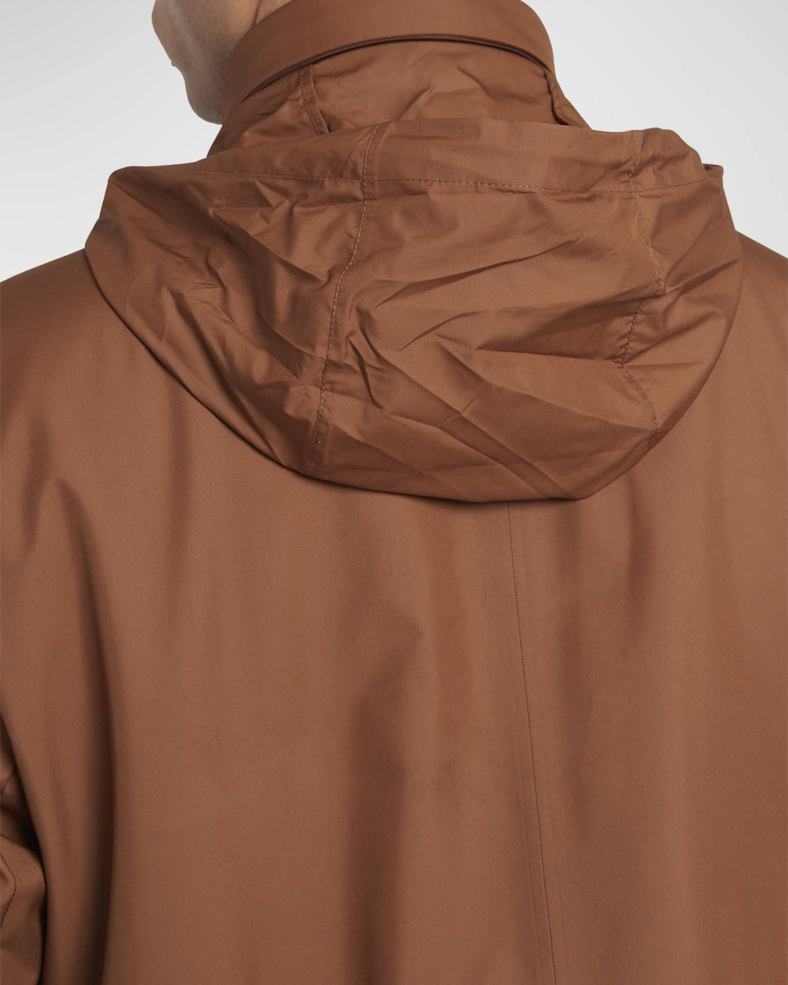 ZEGNA Men's Concealed Zip Field Jacket | Neiman Marcus