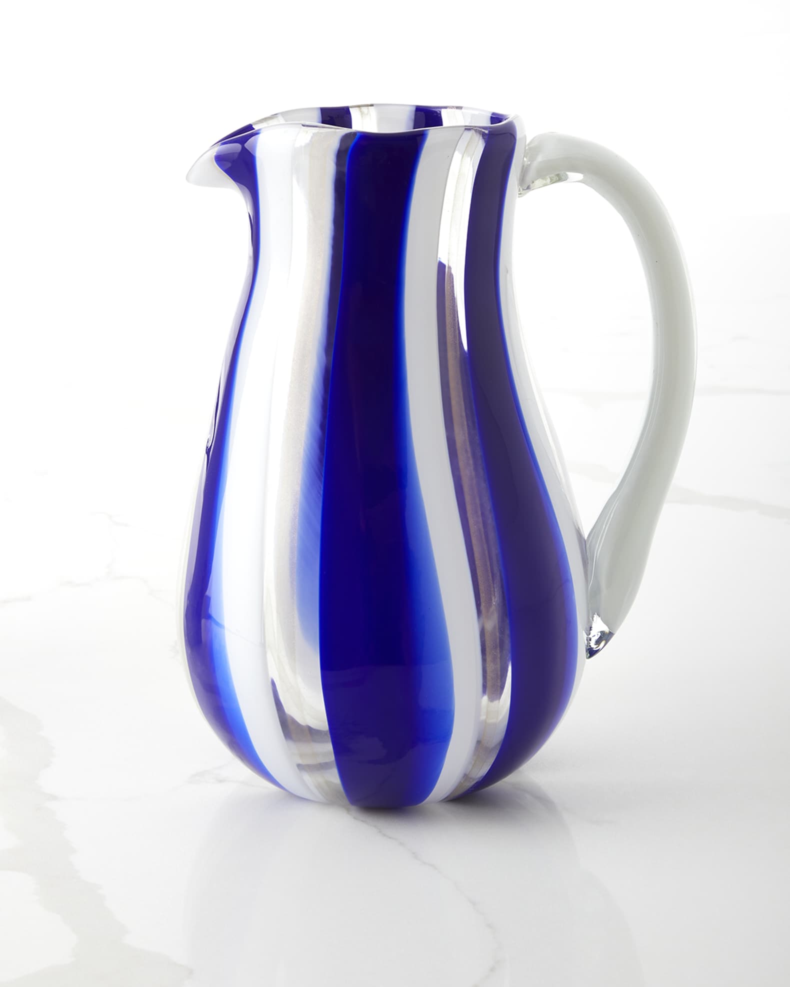 Neiman Marcus Stripe Pitcher | Neiman Marcus