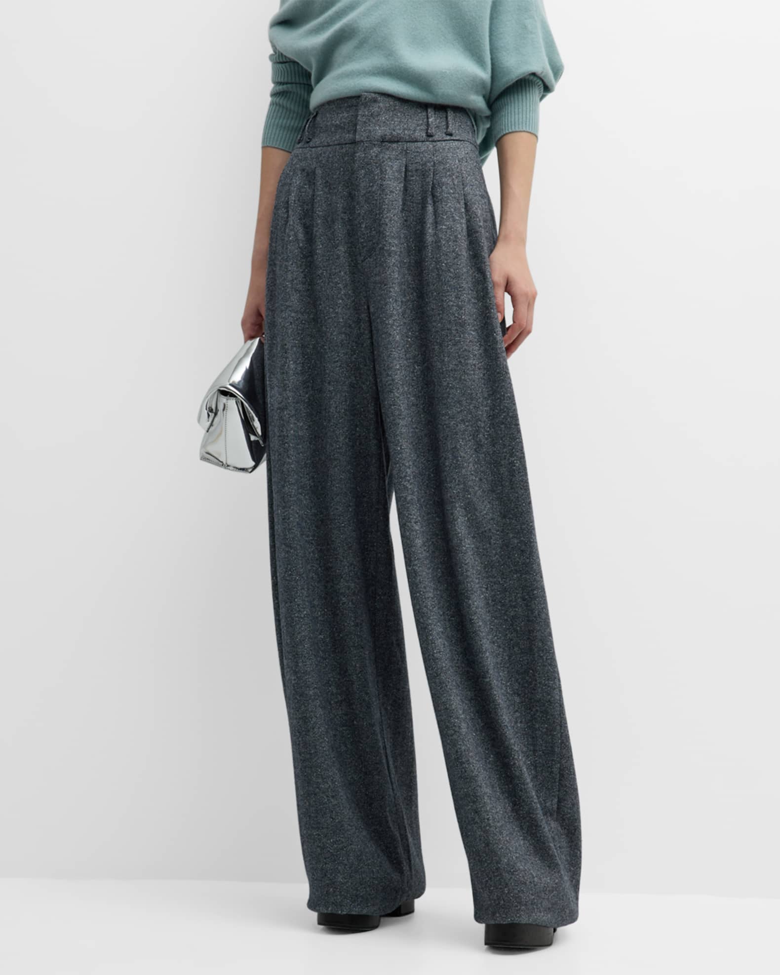 Altuzarra Tyr Triple-Pleated Wide-Leg Pants | Neiman Marcus