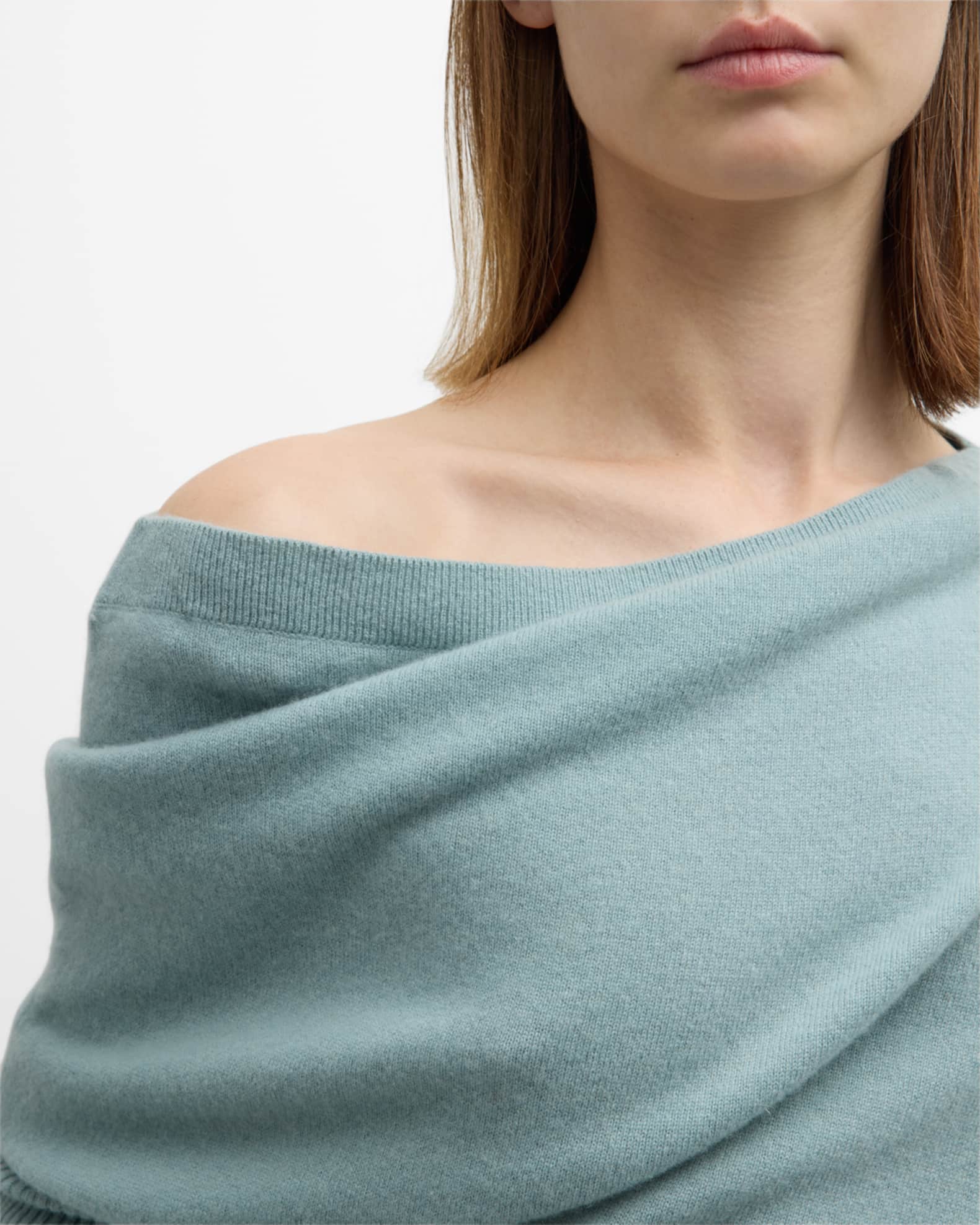 Altuzarra Paxi Off-Shoulder Cashmere Sweater | Neiman Marcus