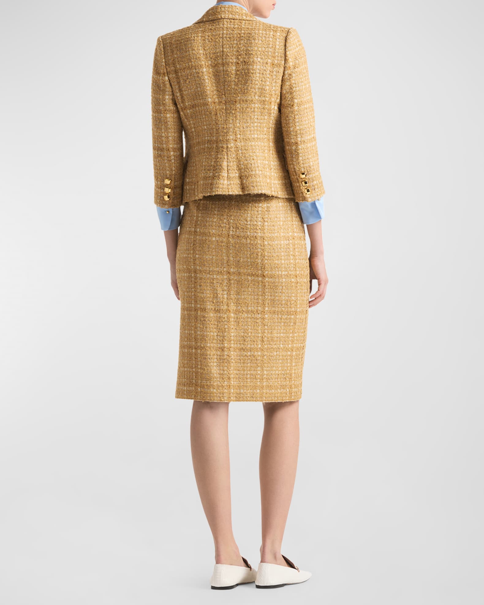 Tonal Soft Check Tweed Collection | Neiman Marcus
