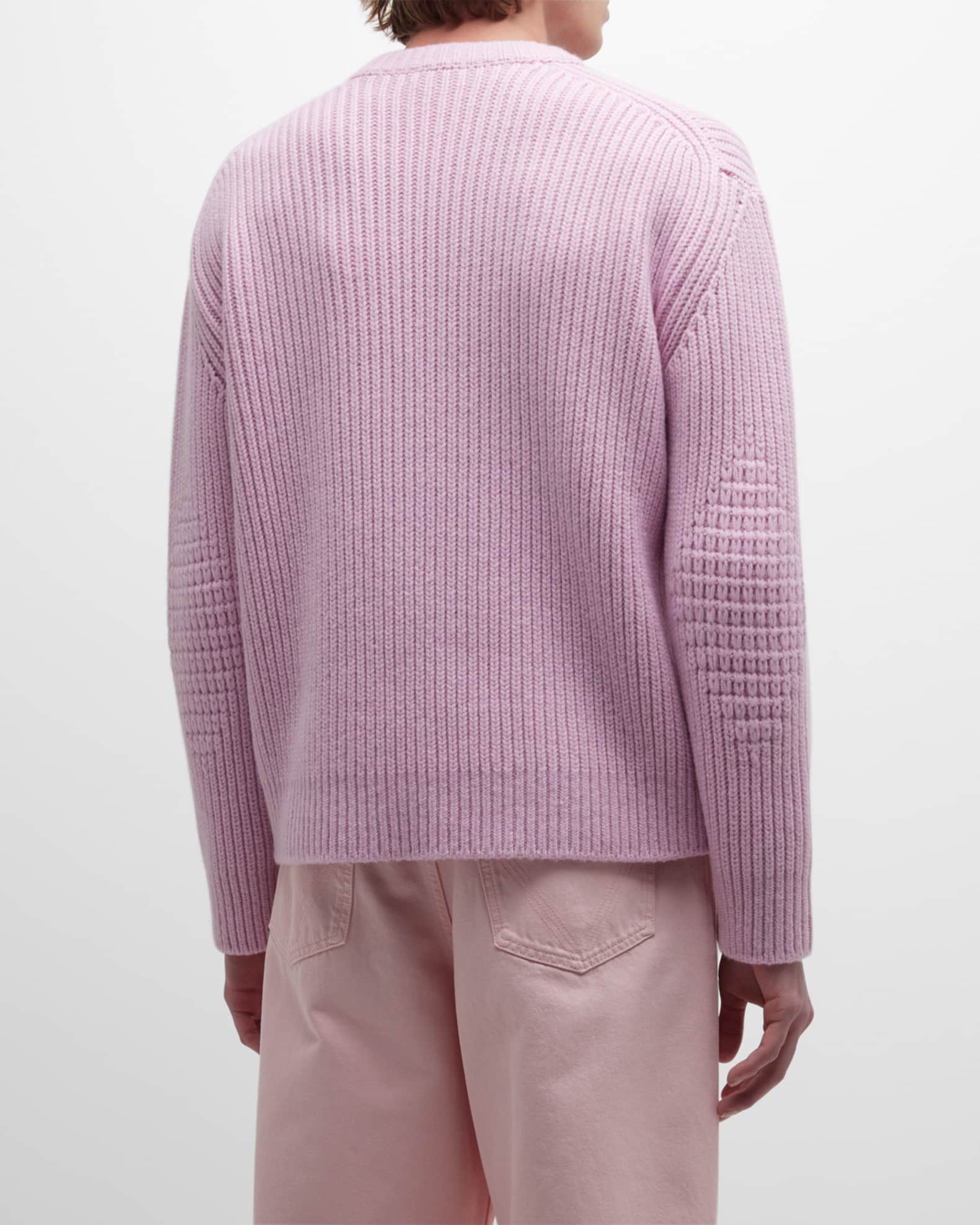 Bottega Veneta Men's English Rib Knit Sweater | Neiman Marcus