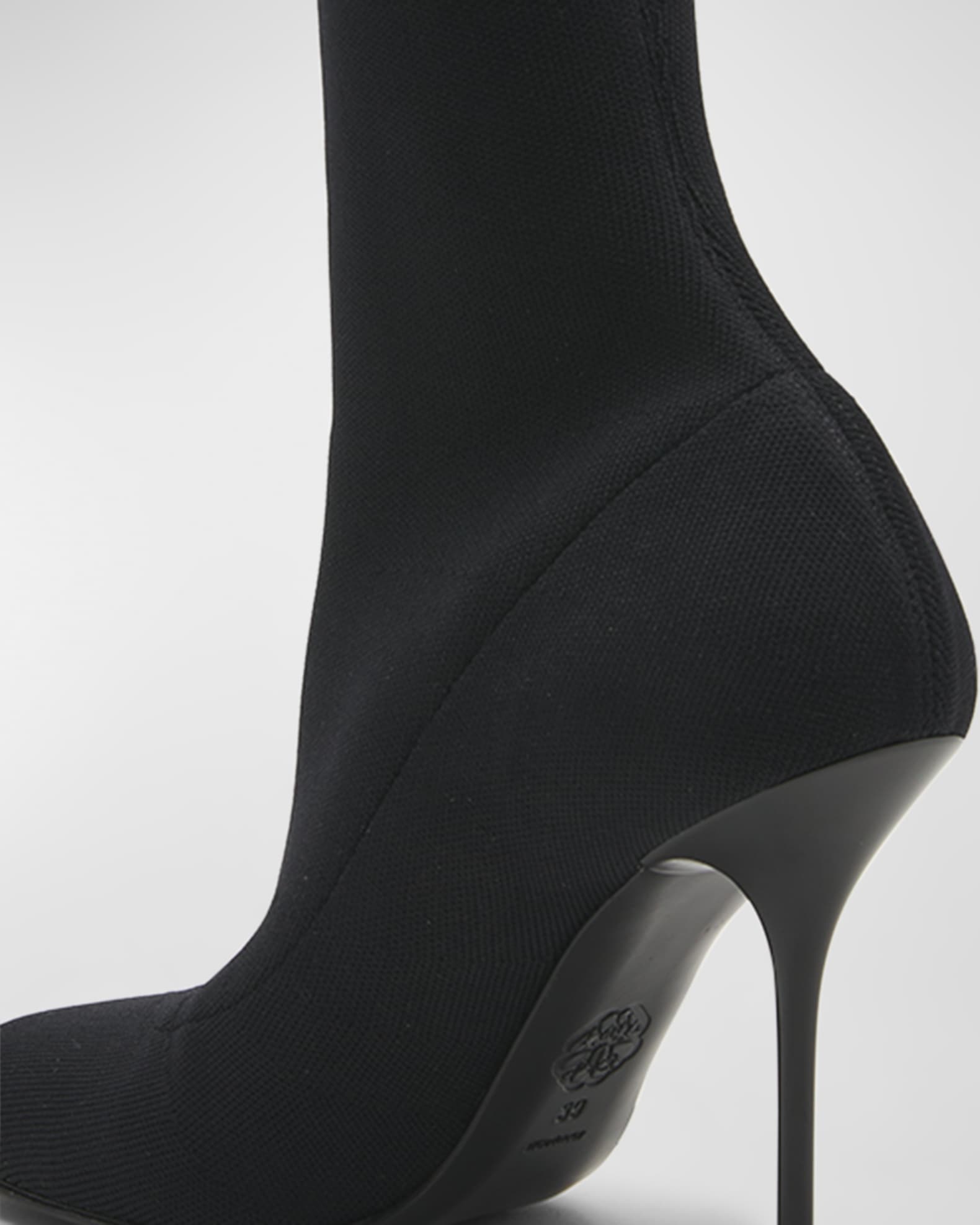 Alexander McQueen Knit Stiletto Sock Booties | Neiman Marcus