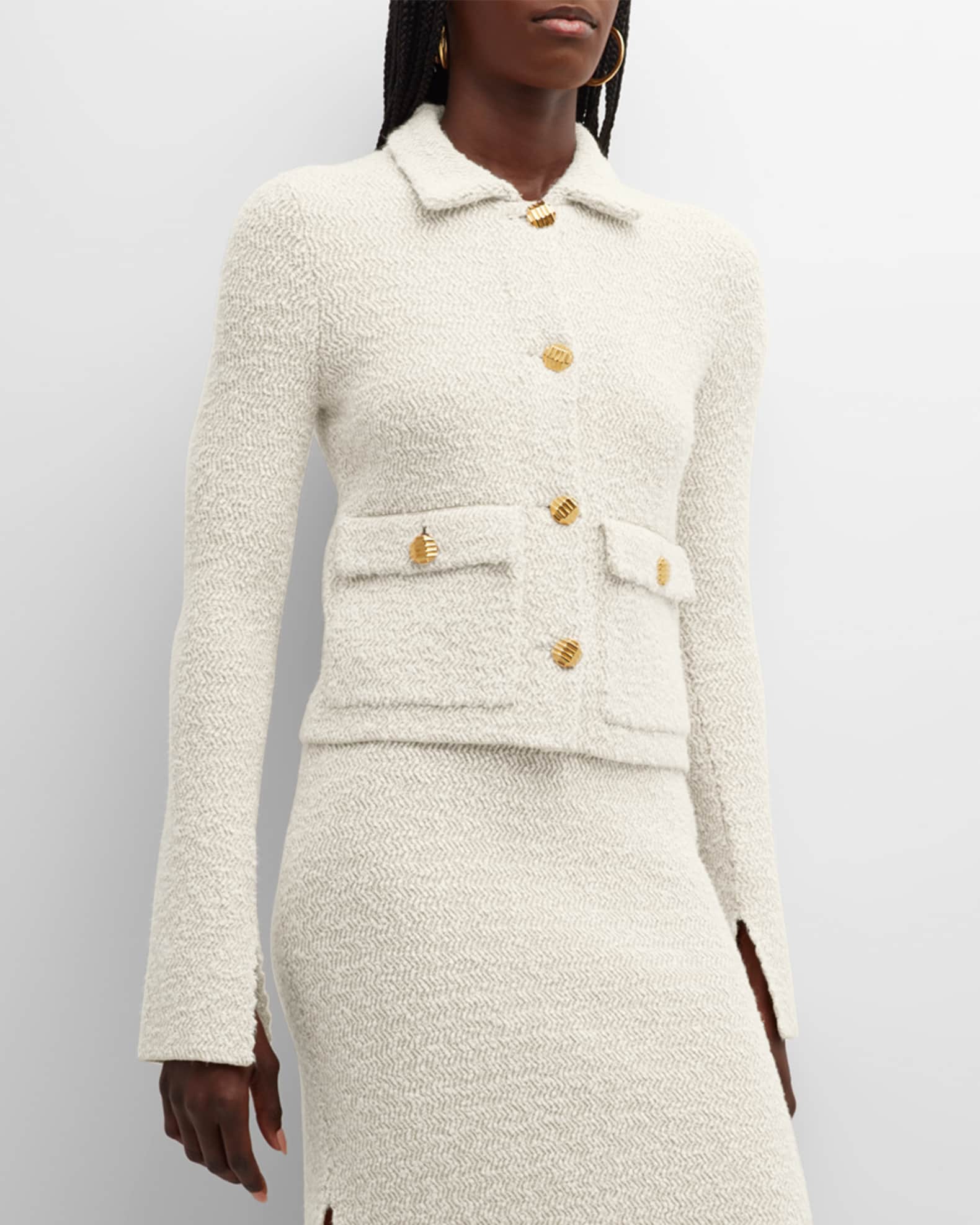 Tailored Tweed Racking Stitch Collection | Neiman Marcus