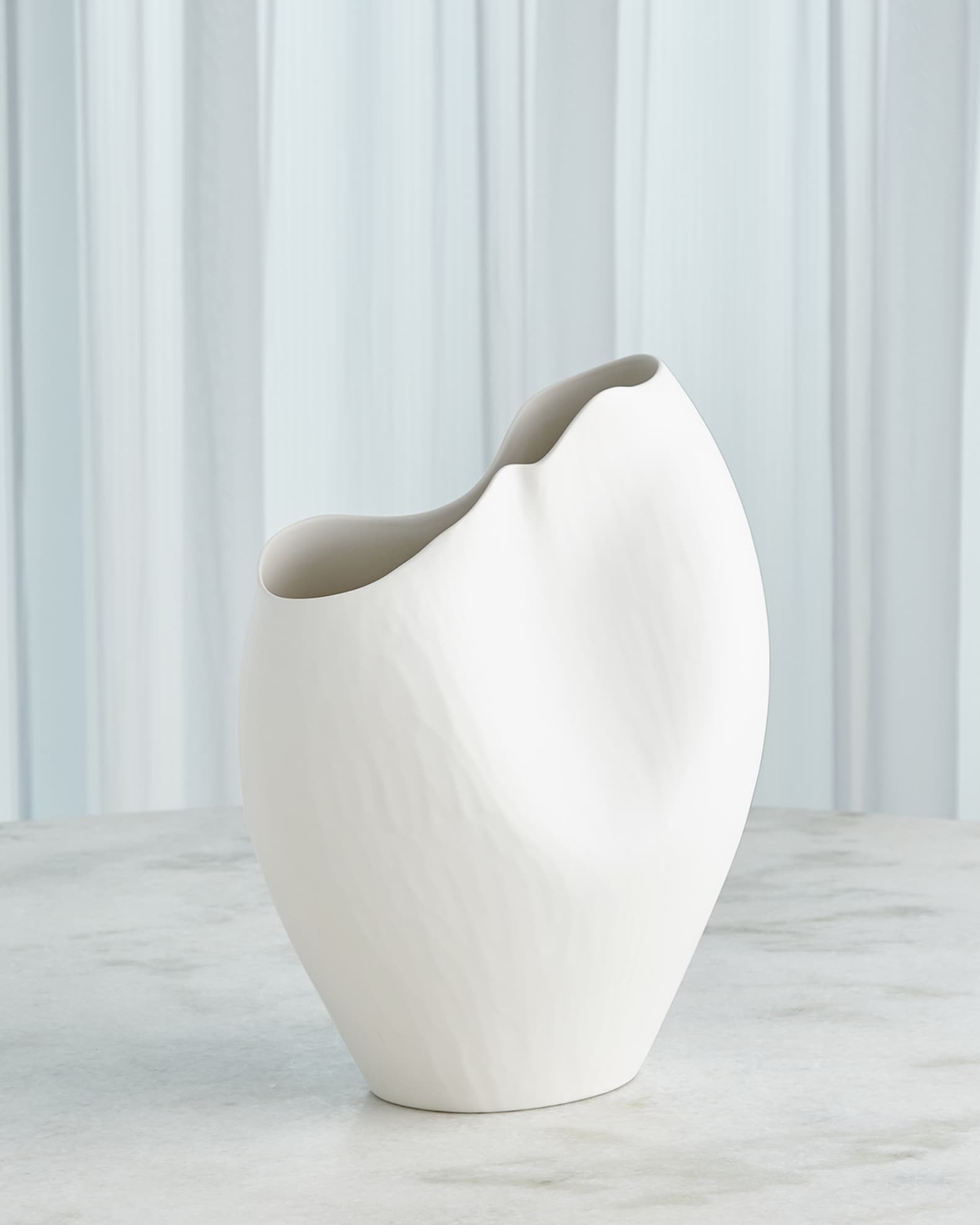 Global Views Horn Matte Vase - Small | Neiman Marcus
