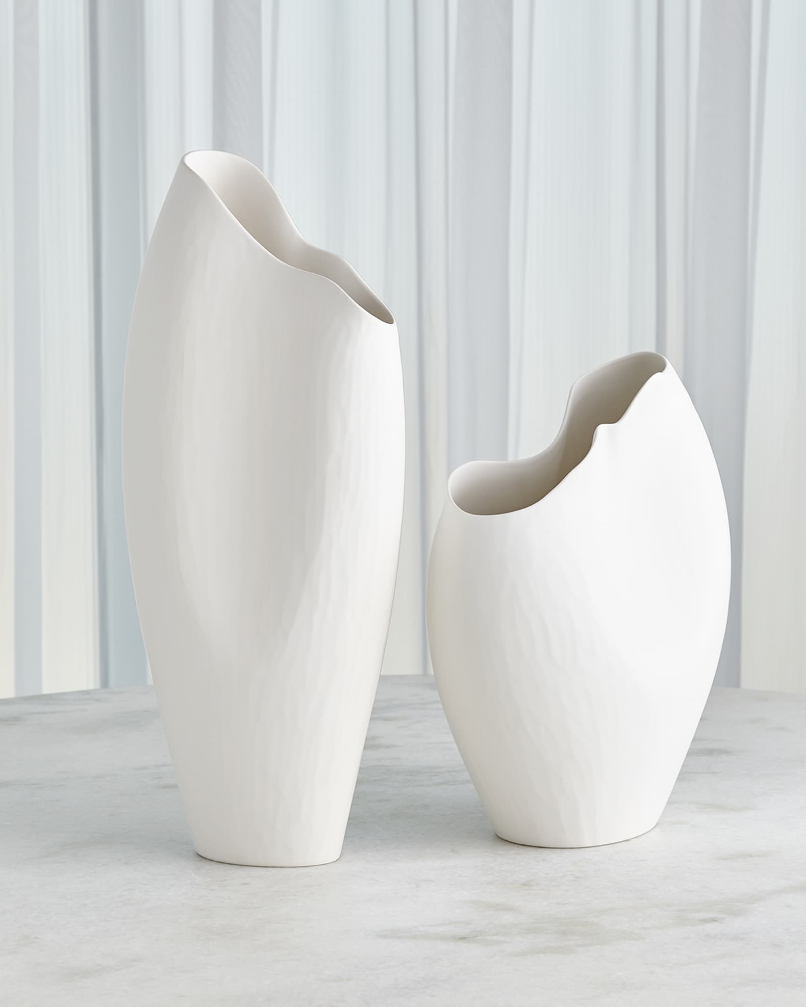 Global Views Horn Matte Vase - Small | Neiman Marcus