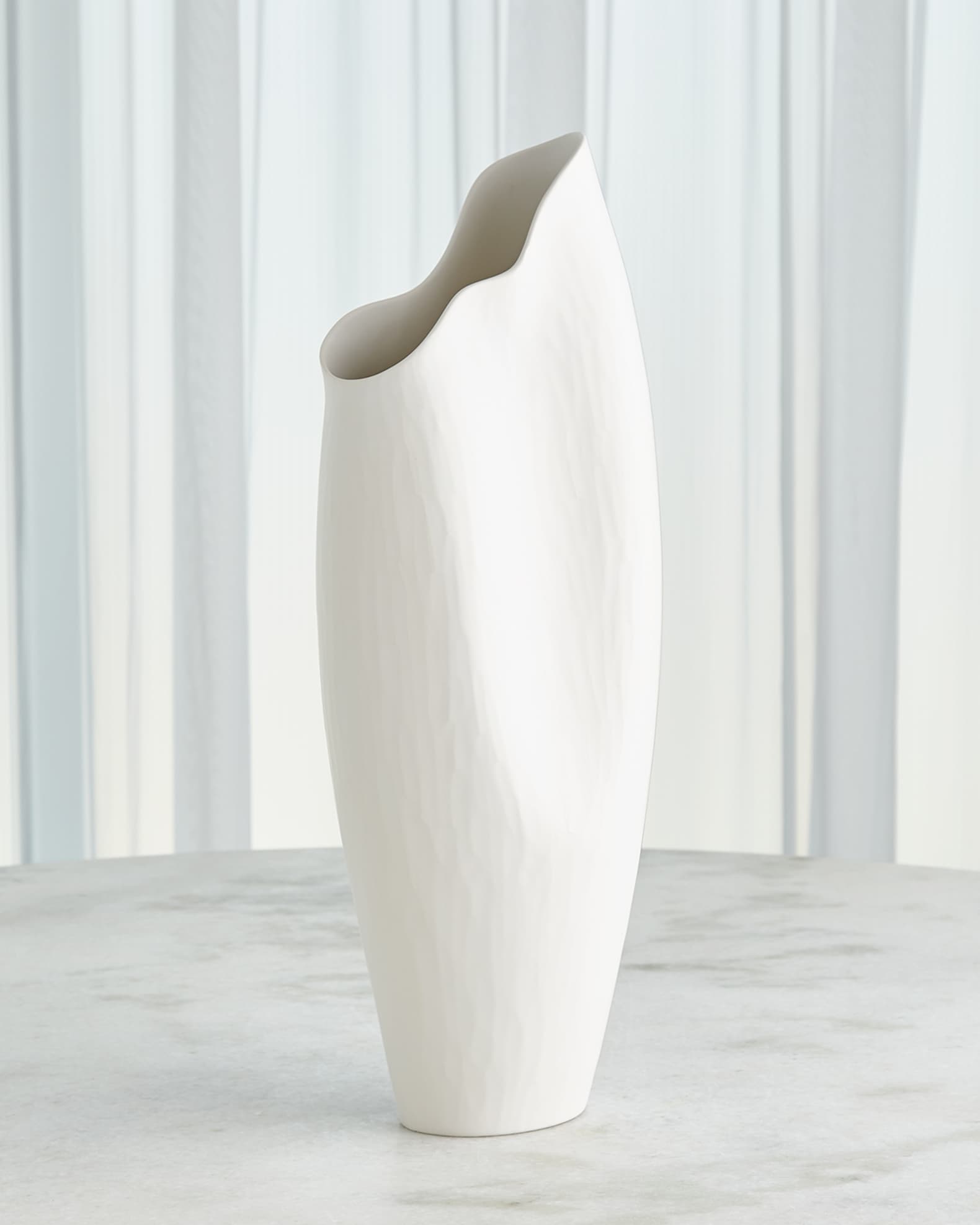 Global Views Horn Matte Vase - Large | Neiman Marcus