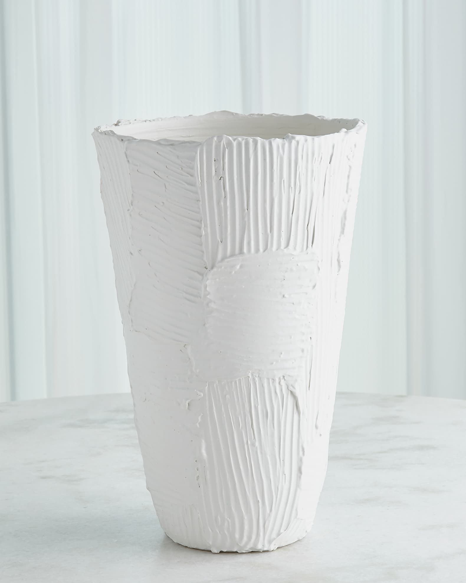 Global Views Matte Tall Chip Vase | Neiman Marcus