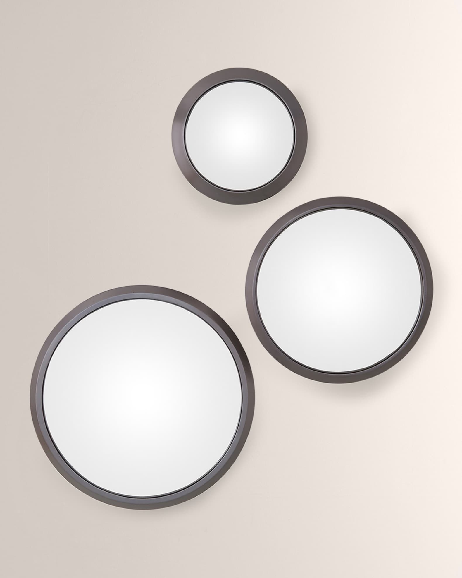 Global Views Oculus Brass Mirror, Medium | Neiman Marcus