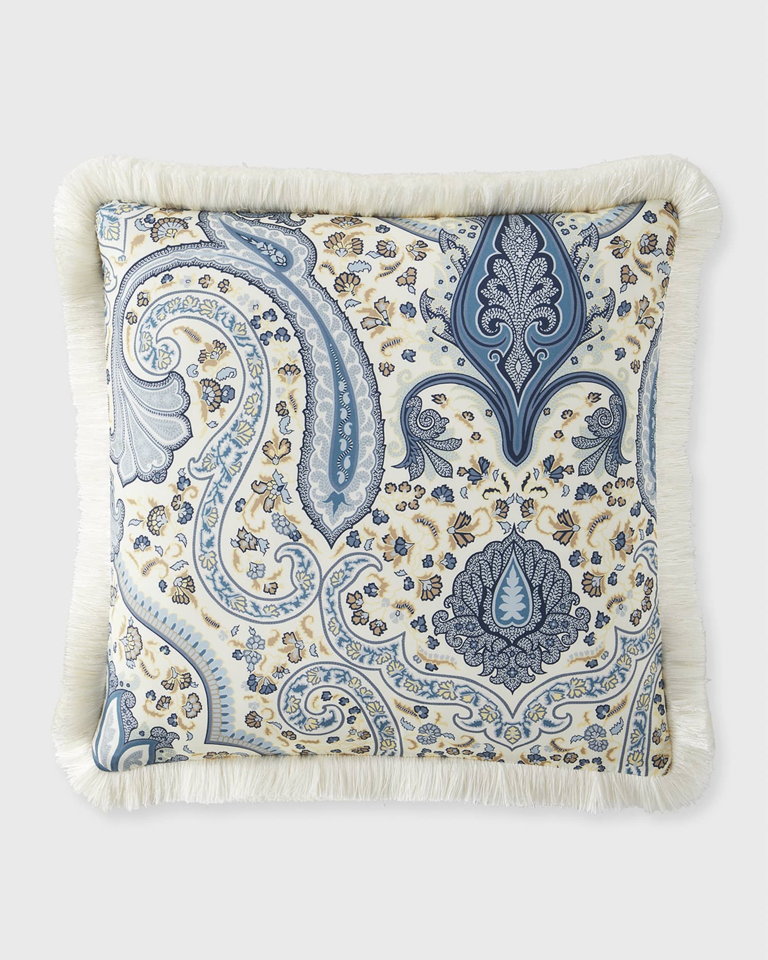 Etro Arno Pillow with Fringe, 18" Square | Neiman Marcus