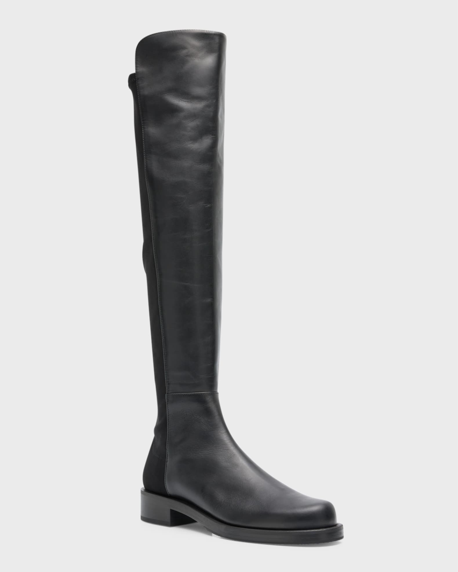 Stuart Weitzman 5050 Bold Leather Over-The-Knee Boots | Neiman Marcus