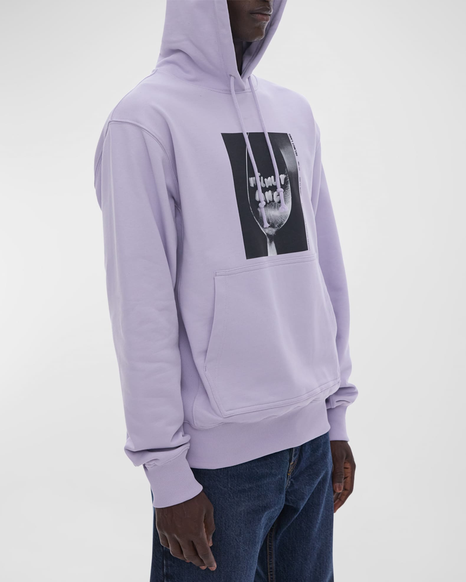 Helmut Lang Men's Photographic Logo Hoodie | Neiman Marcus