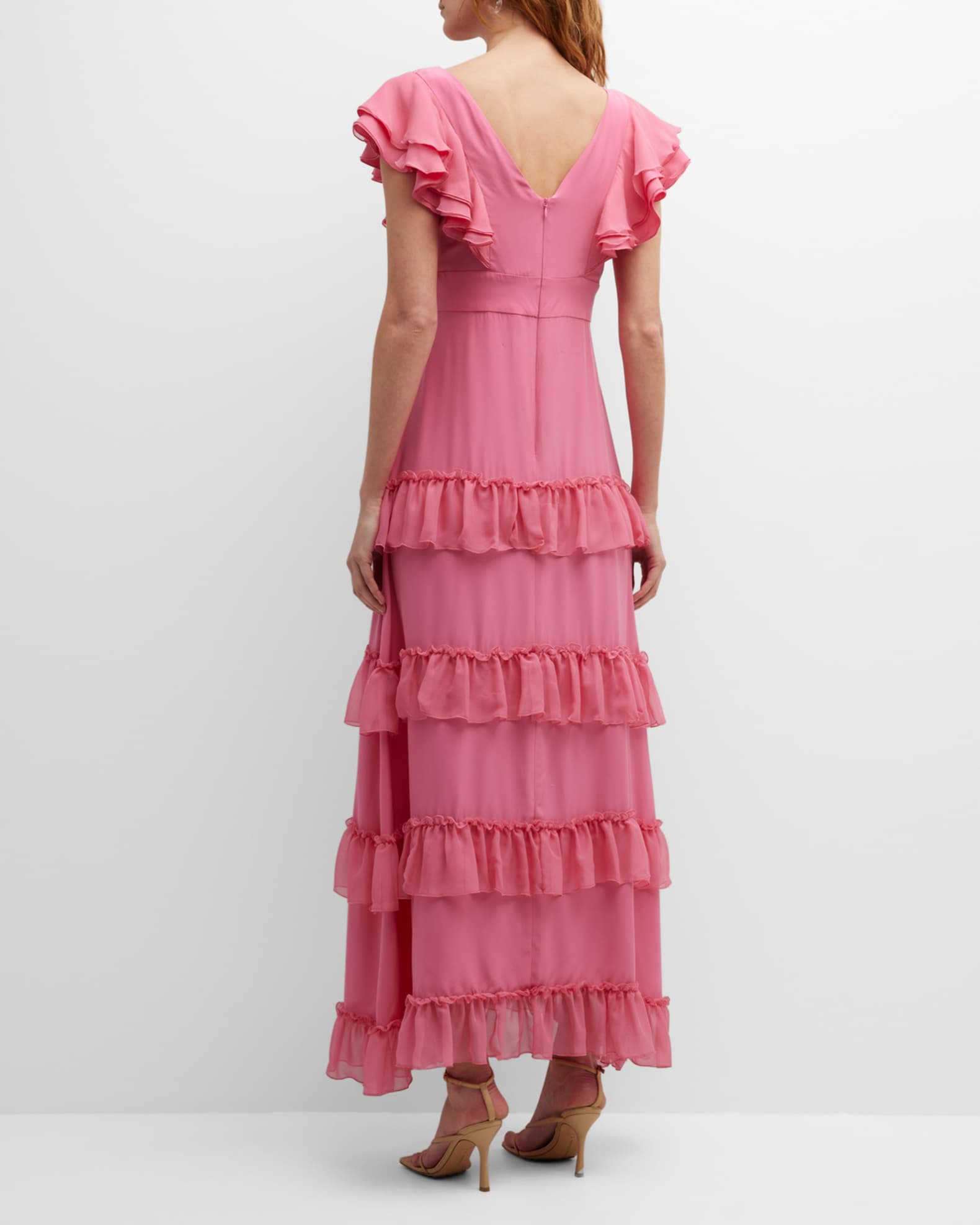 Figue Frida Tiered Ruffle Maxi Dress | Neiman Marcus