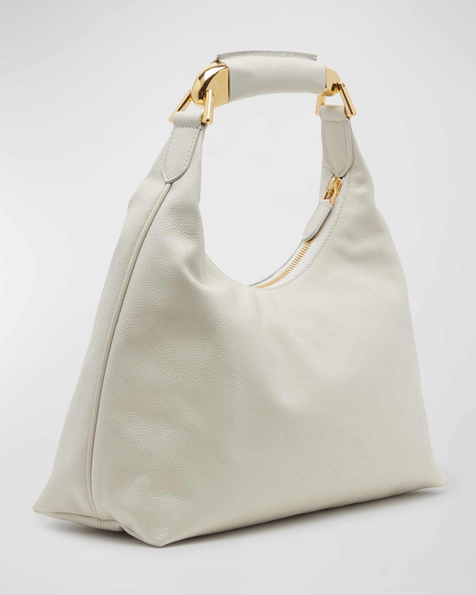 TOM FORD Bianca Small Hobo in Grained Leather | Neiman Marcus