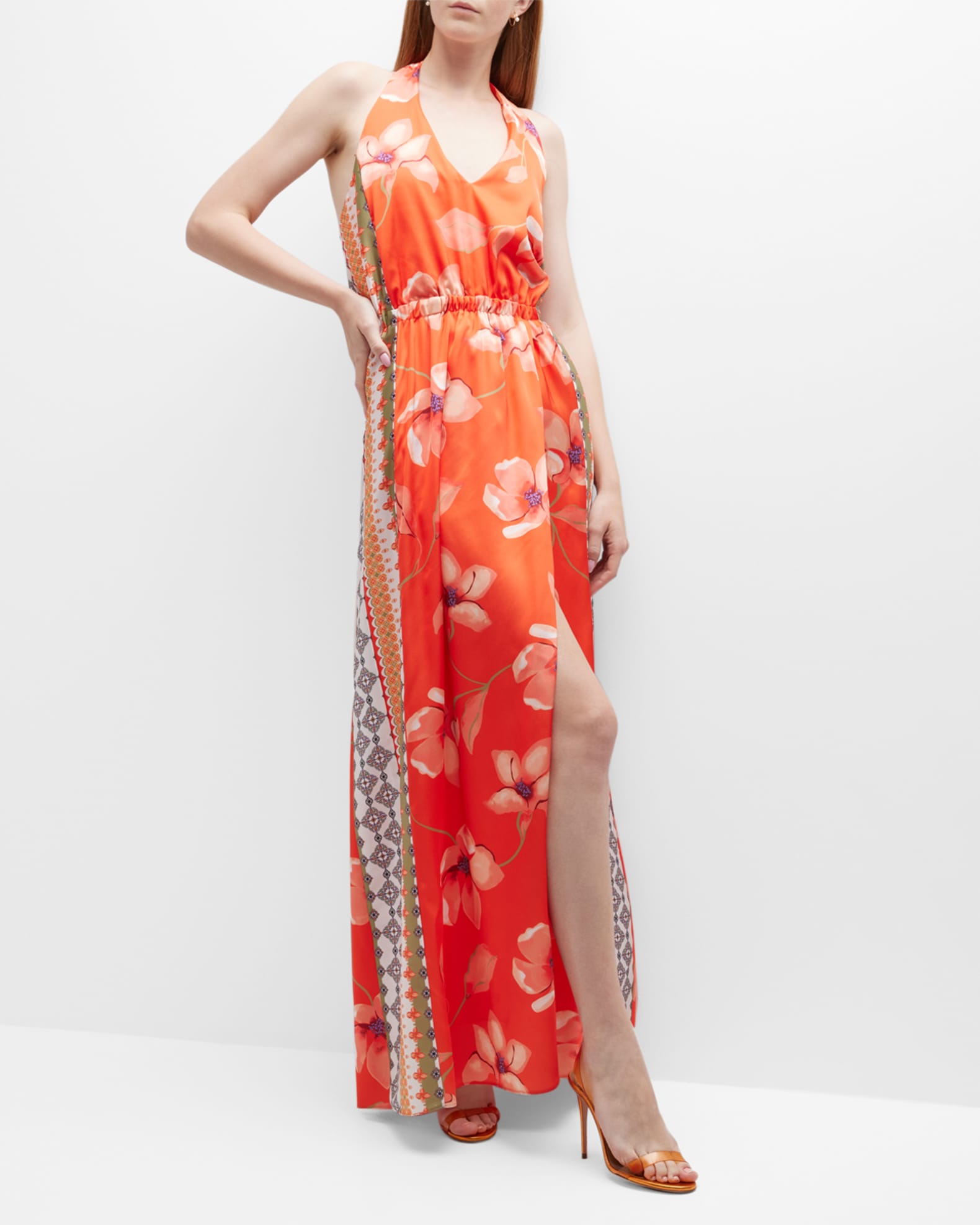 Ramy Brook Elsie Halter Maxi Dress Neiman Marcus
