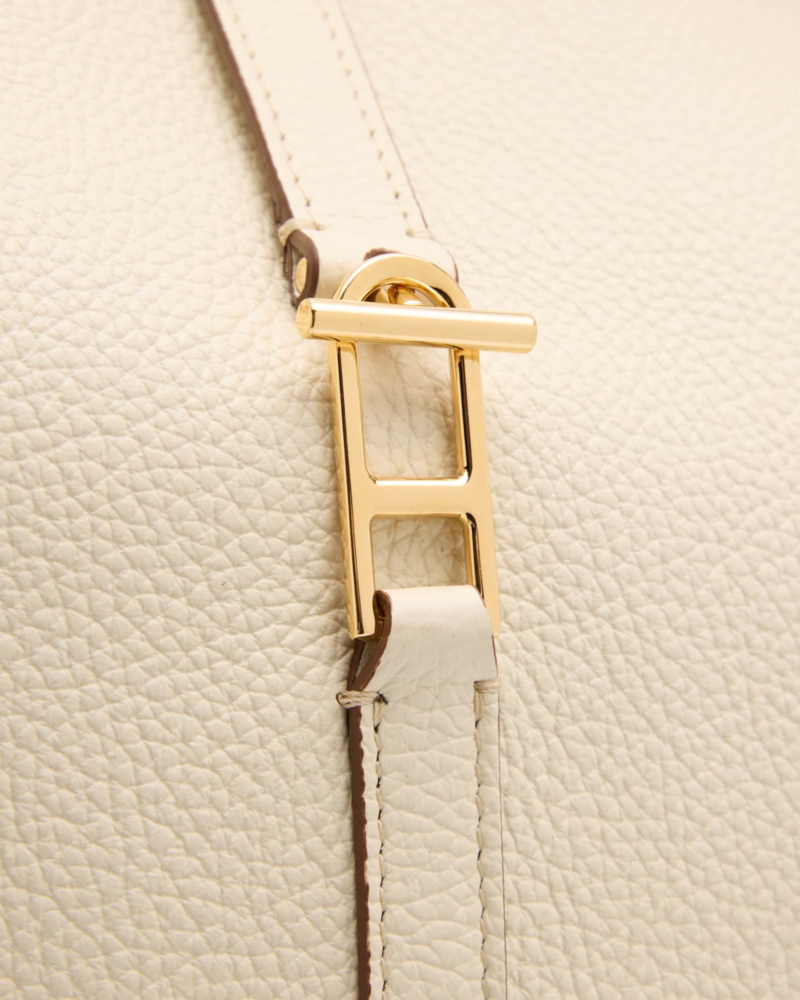 Savette Grain Leather Tote Bag | Neiman Marcus