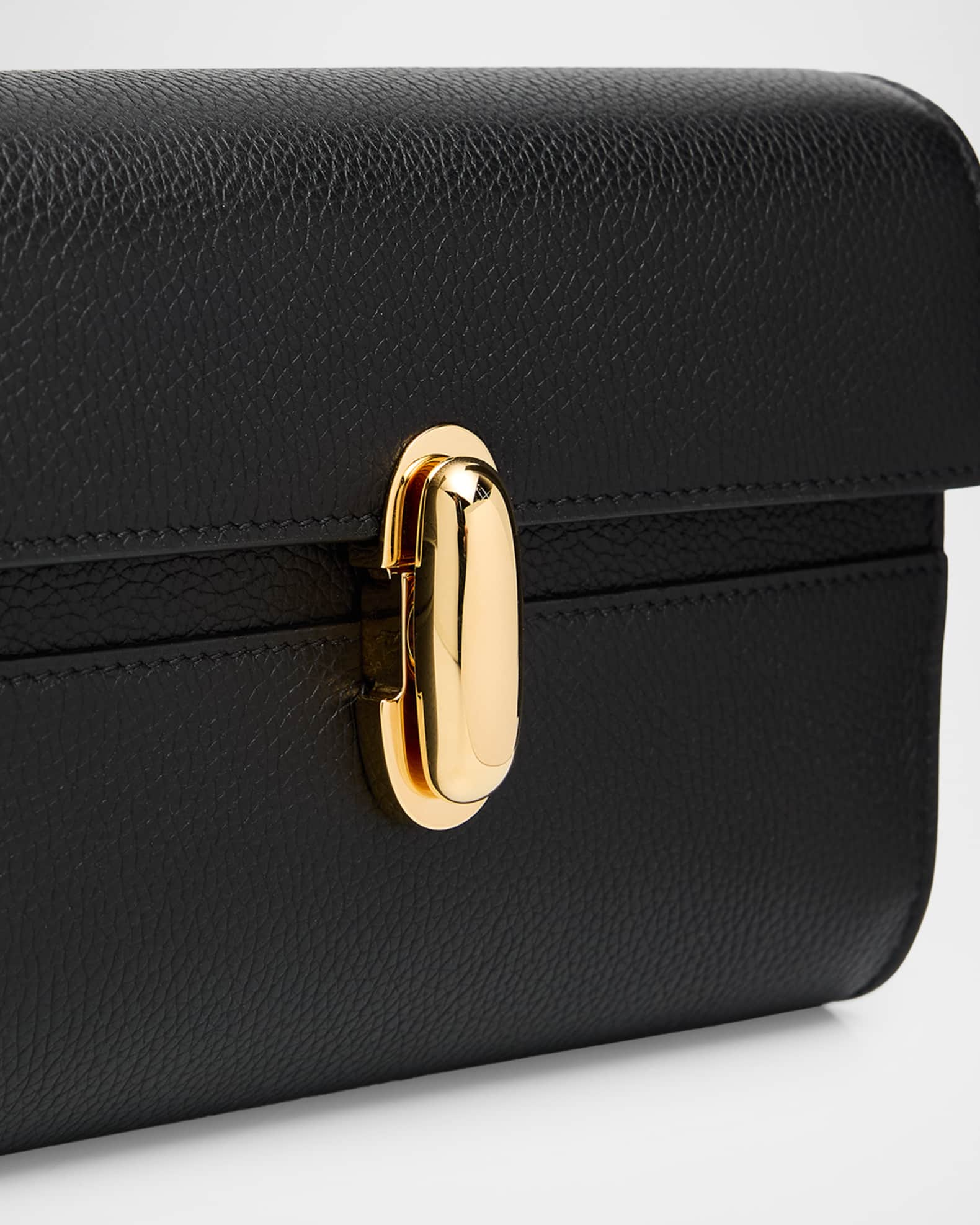 Savette Symmetry 19 Leather Top-Handle Bag | Neiman Marcus