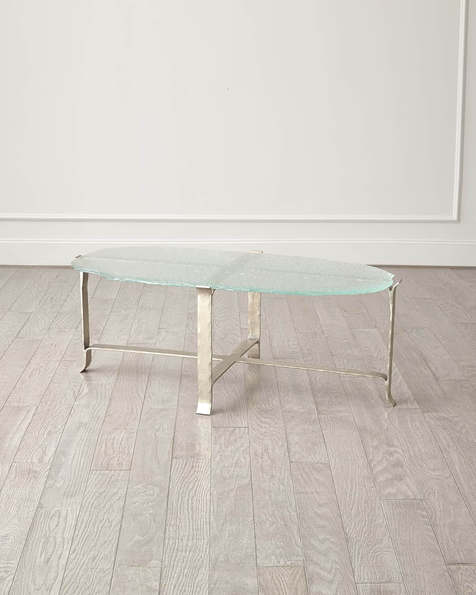 Global Views Melting Glass Cocktail Table | Neiman Marcus