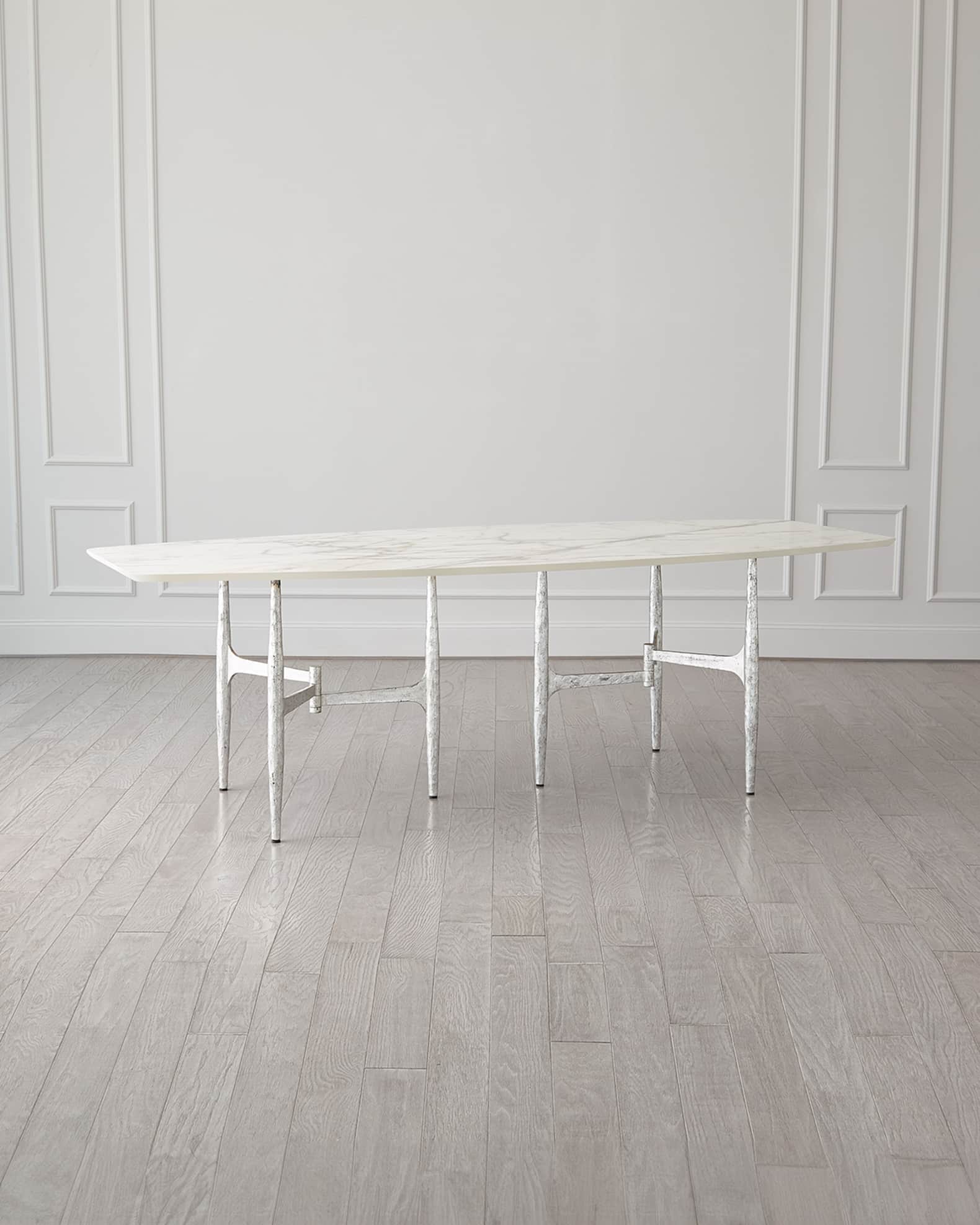 Global Views Radius Dining Table, 96" | Neiman Marcus