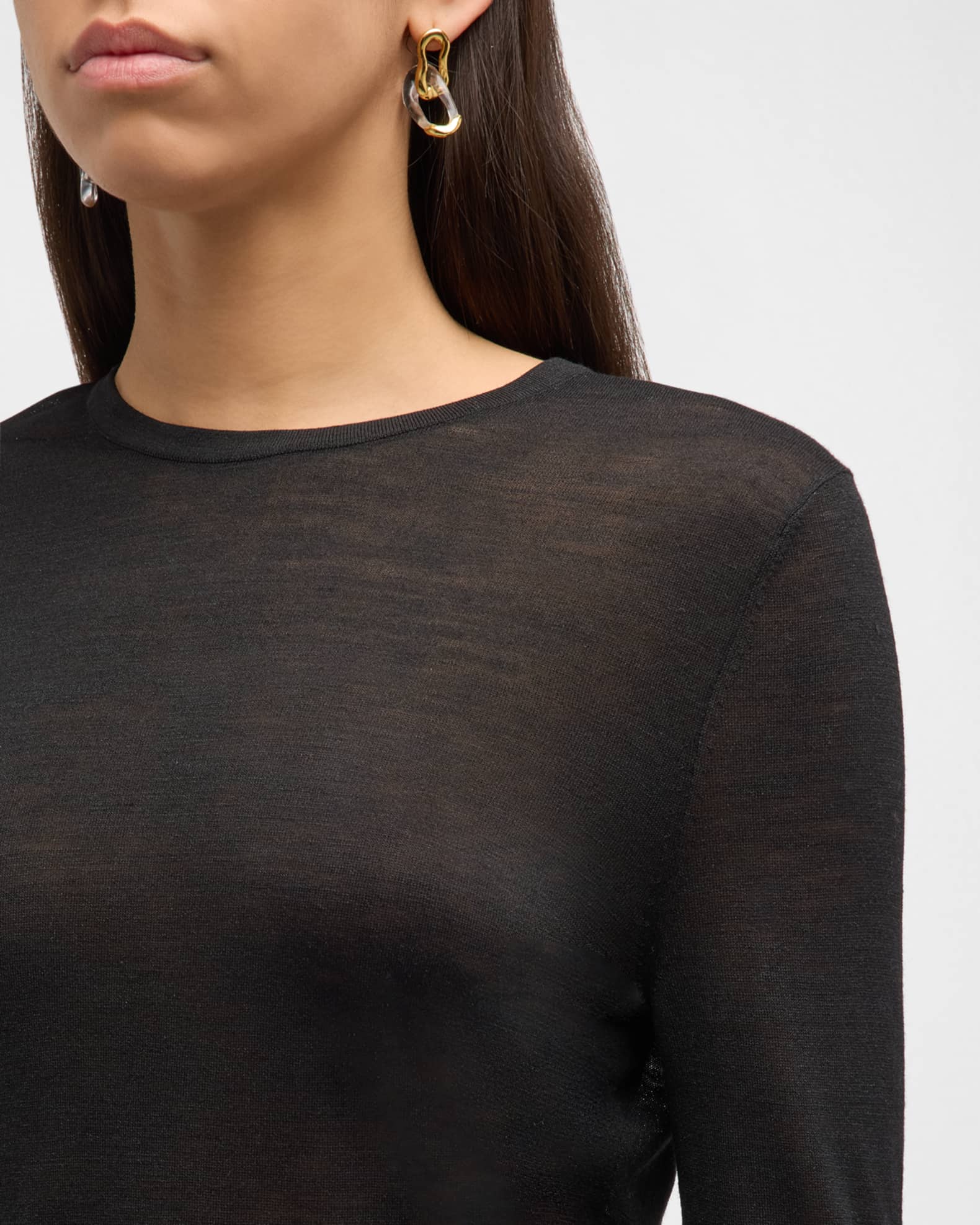 Nili Lotan Candice Silk Knit Sweater | Neiman Marcus
