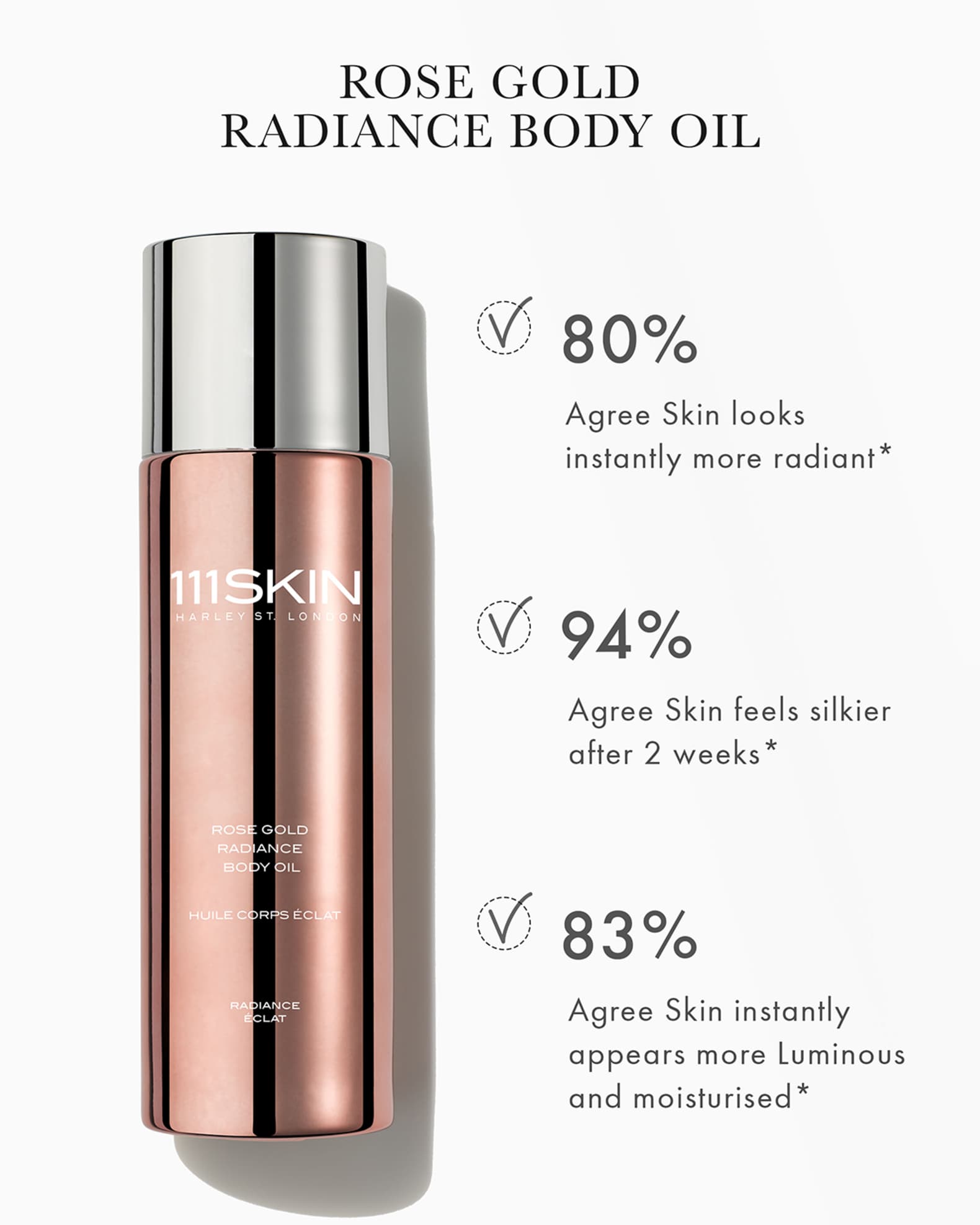 111SKIN Rose Gold Radiance Body Oil, 3.3 oz. | Neiman Marcus