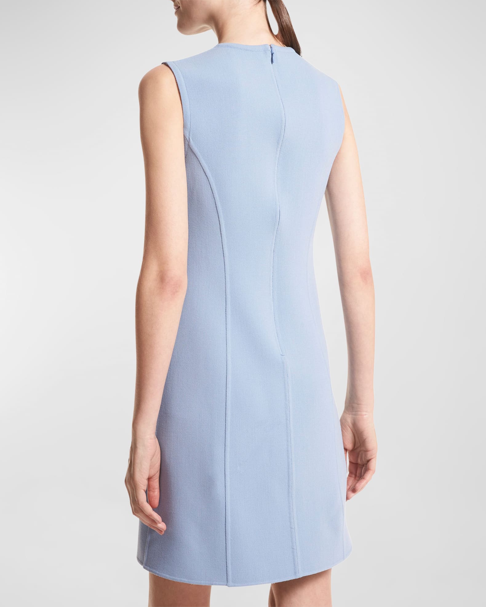 Michael Kors Collection Double-Face Wool Shift Dress | Neiman Marcus