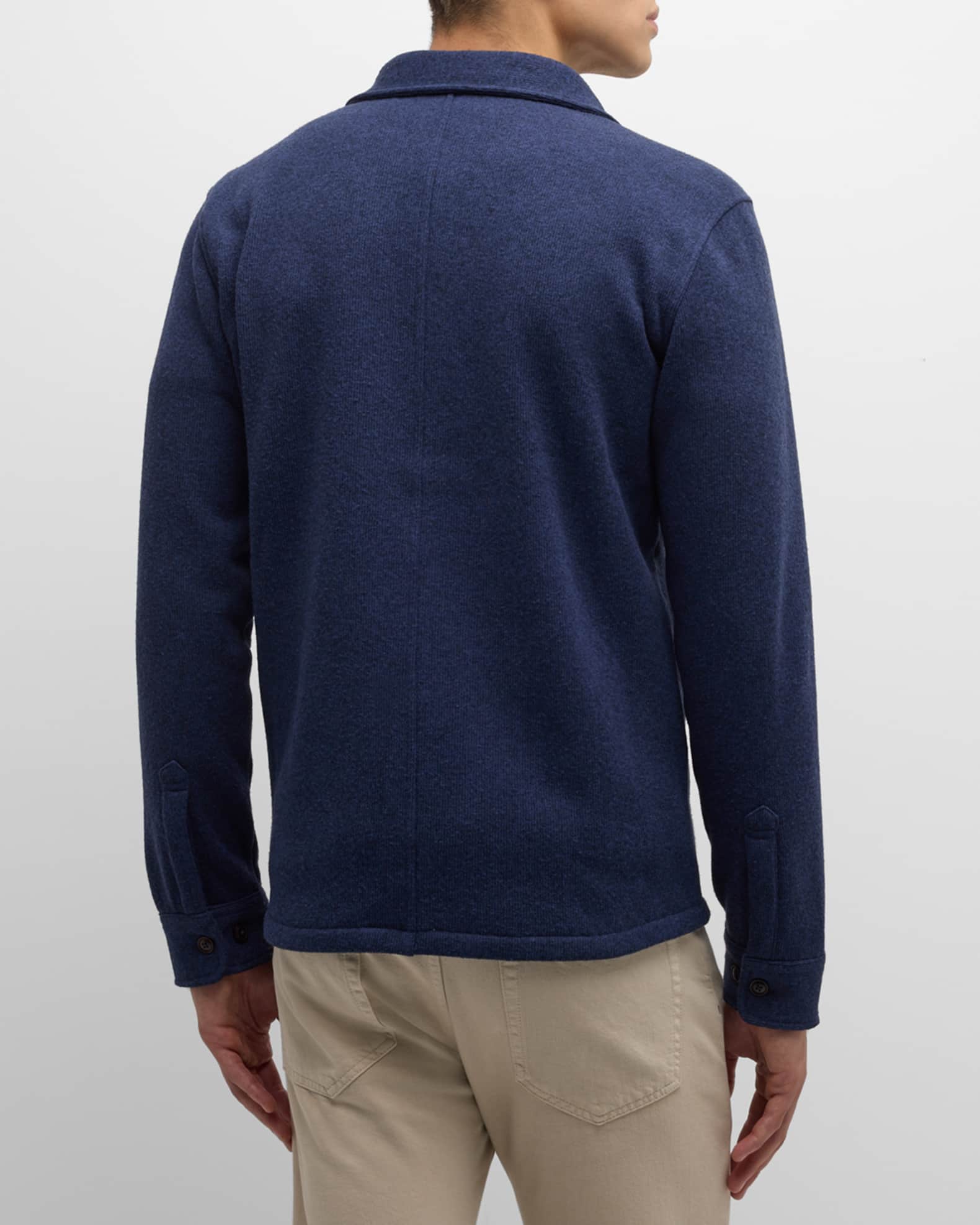 Peter Millar Men's Crown Fleece Shirt Jacket | Neiman Marcus