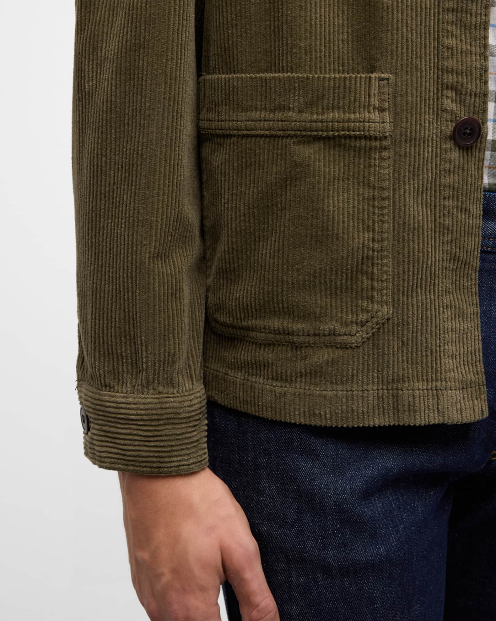 Peter Millar Men's Corduroy Chore Coat | Neiman Marcus