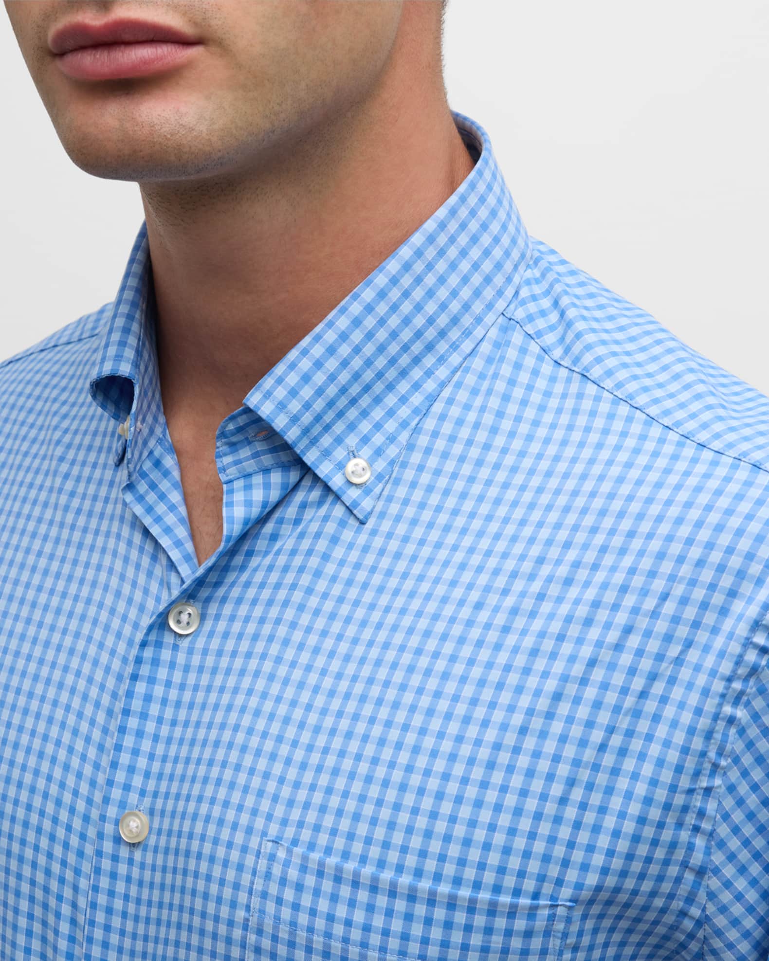 Peter Millar Men's Geary Performance Twill Sport Shirt | Neiman Marcus