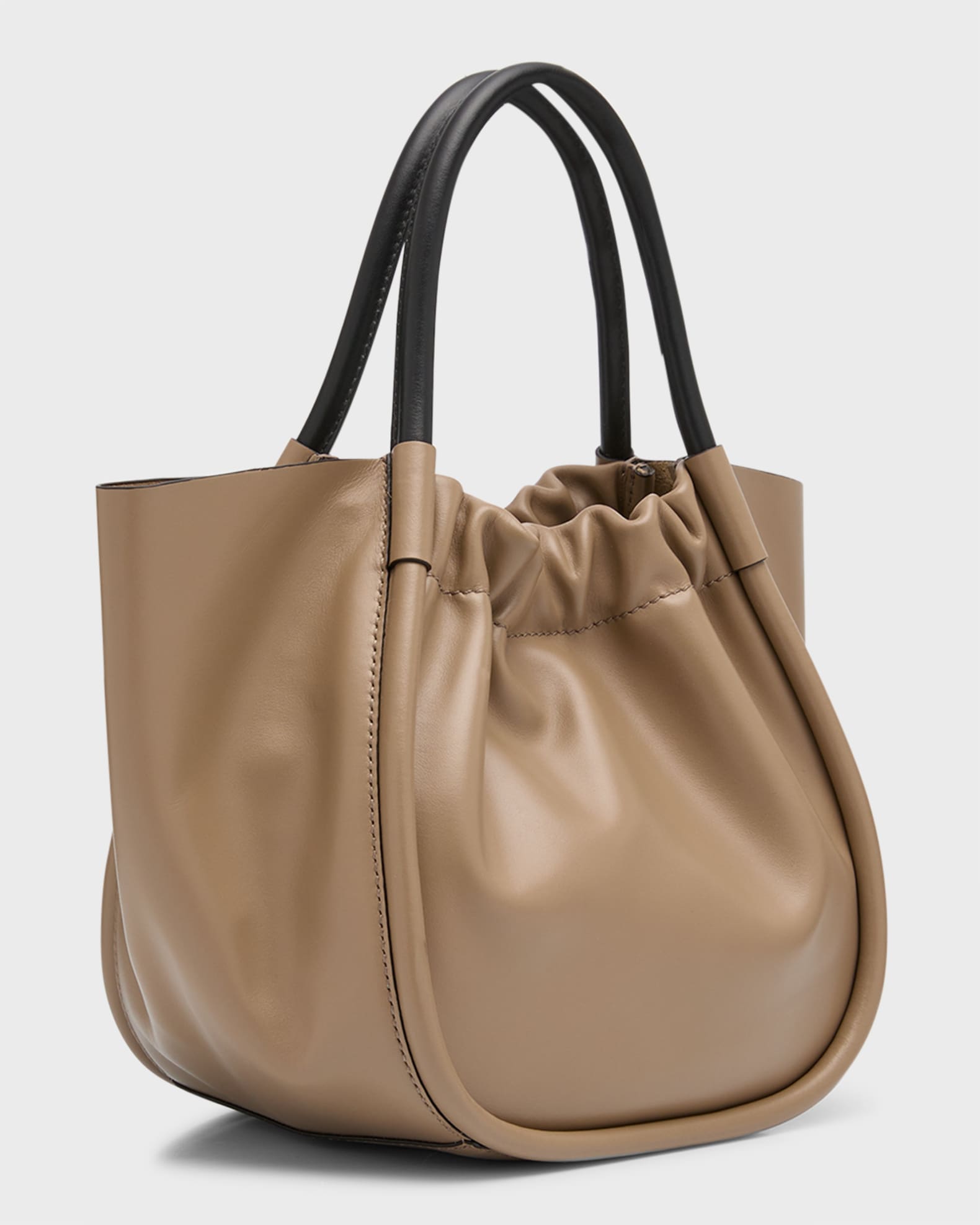 Proenza Schouler Small Ruched Leather Tote Bag | Neiman Marcus