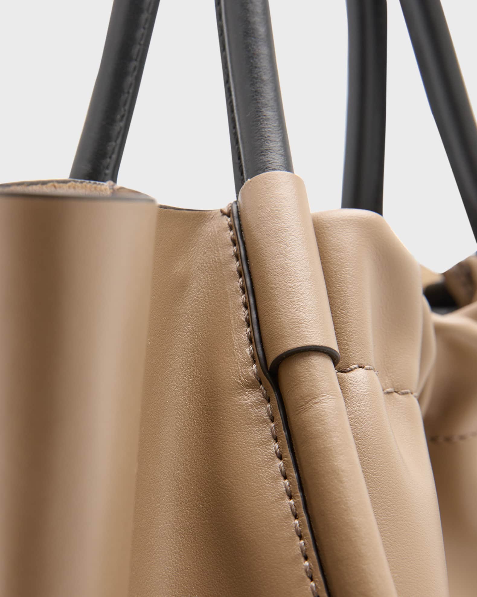 Proenza Schouler Small Ruched Leather Tote Bag | Neiman Marcus