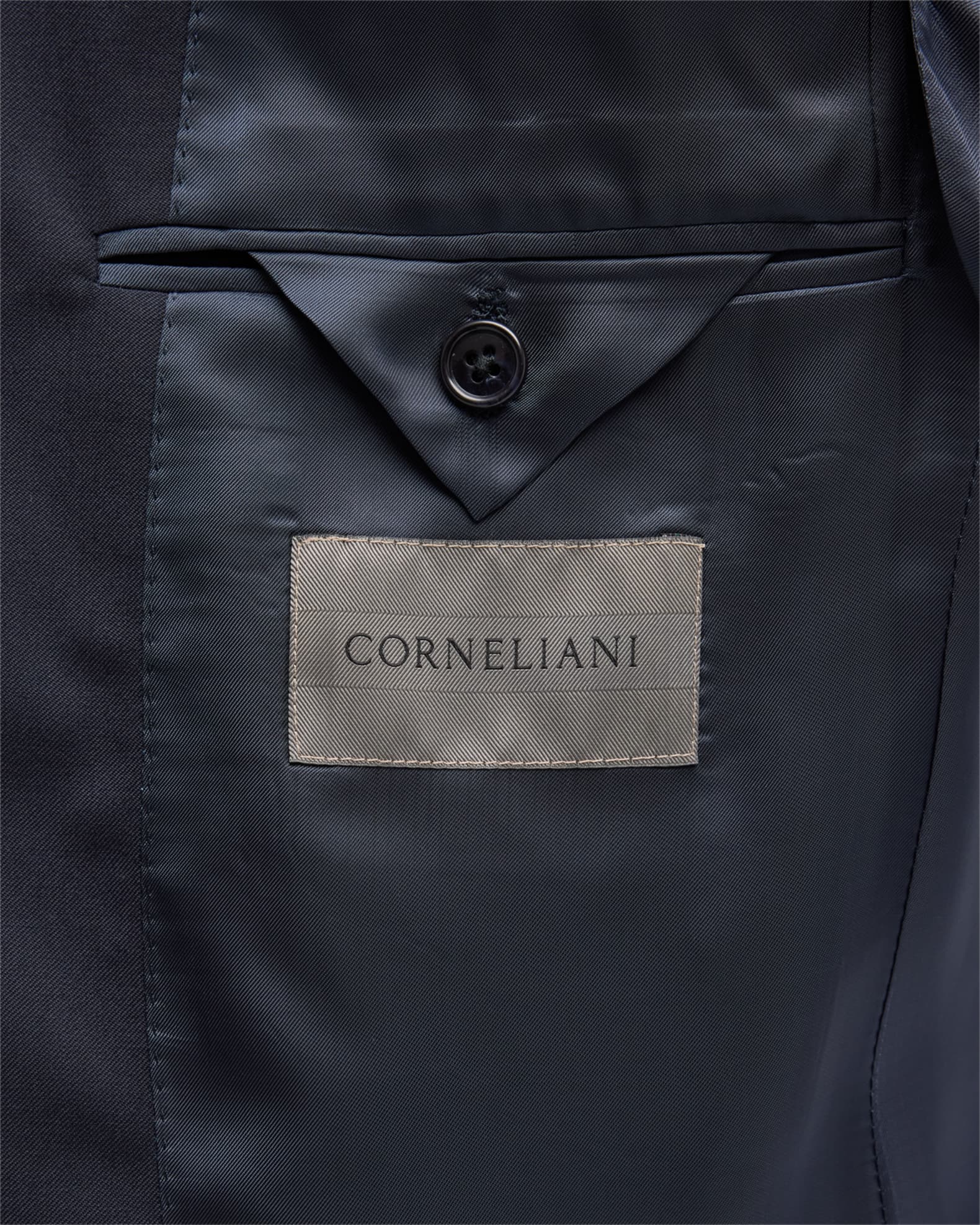 Corneliani Men's Solid Wool Leader Suit | Neiman Marcus